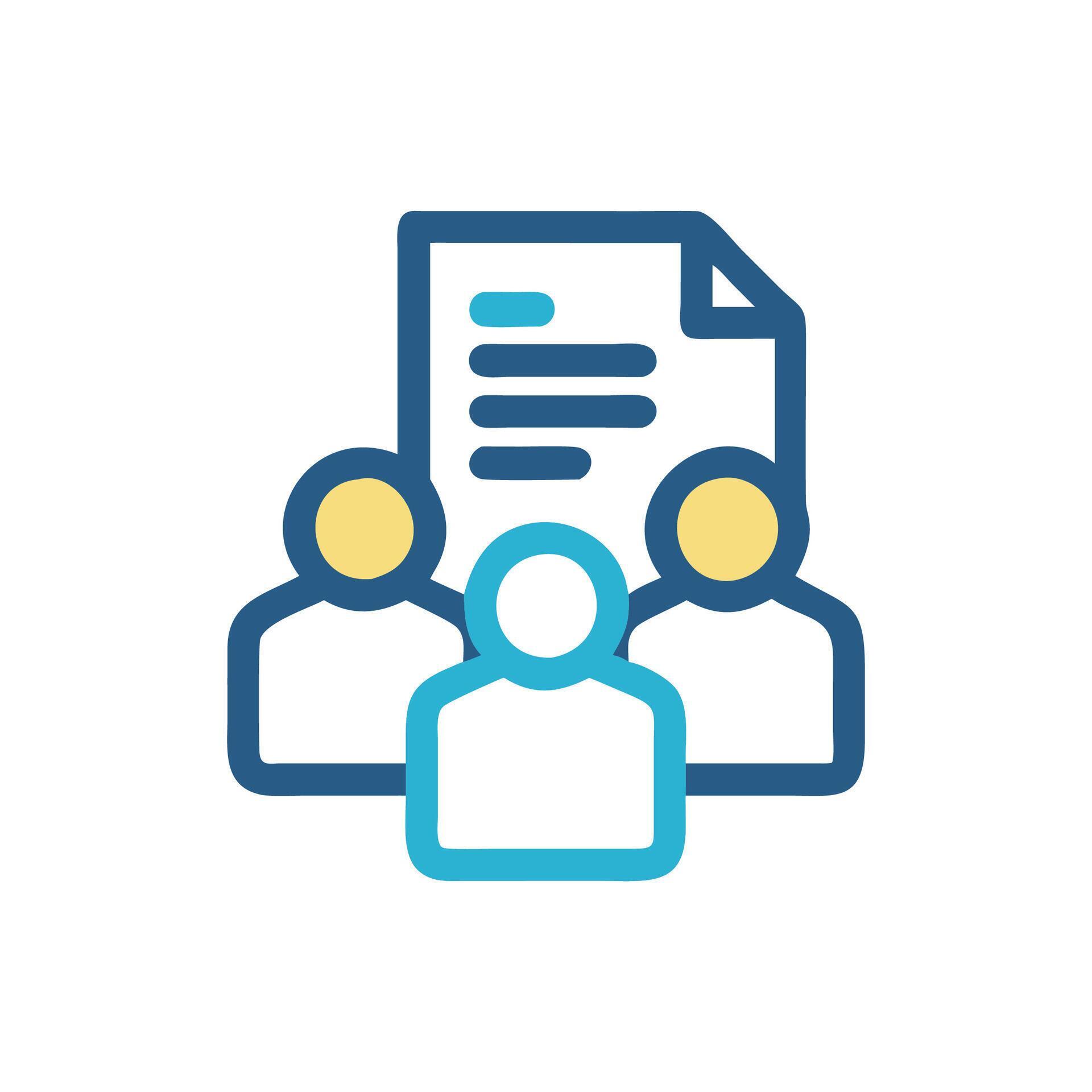 Interactive Group Assignment Icon for Students 57076733 Vector Art at ...