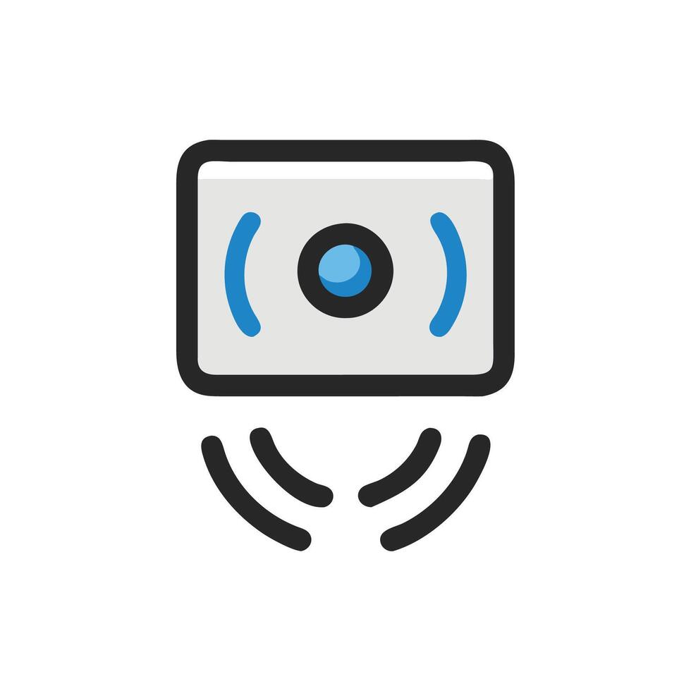 Stylish Motion Sensor Icon 57079769 Vector Art at Vecteezy