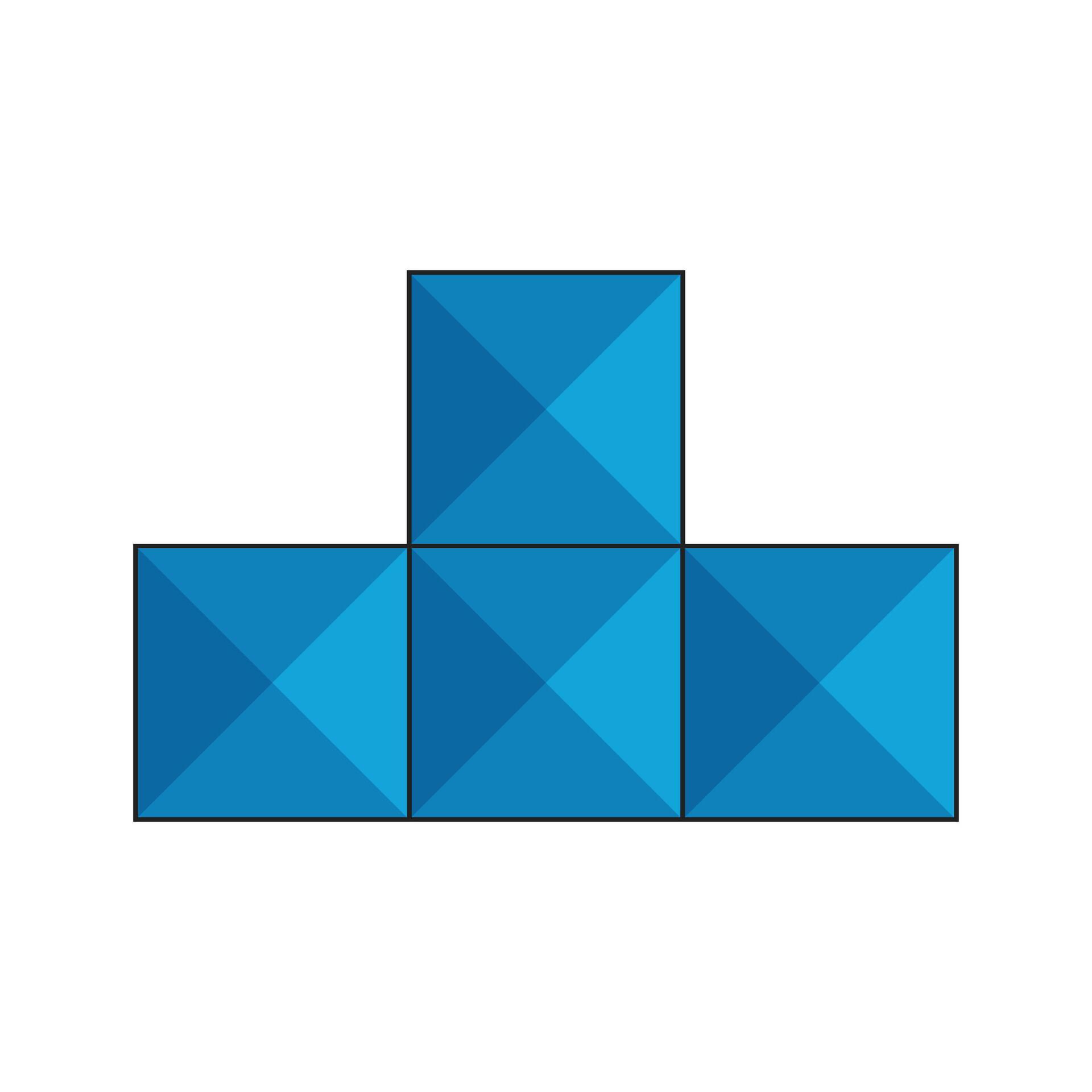 Tetris Game shape cube icon 57106271 Vector Art at Vecteezy