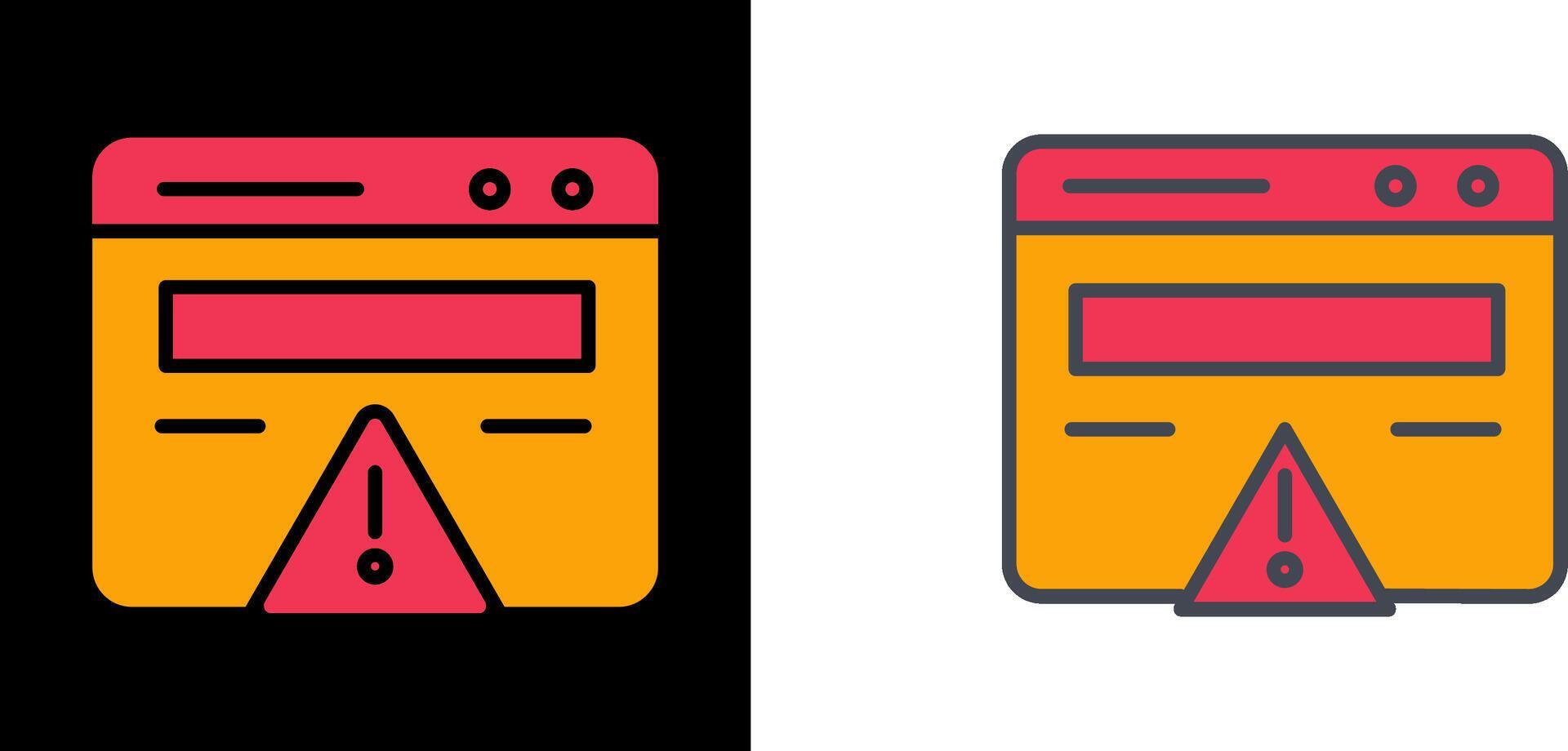 Web Error Icon 57114863 Vector Art at Vecteezy