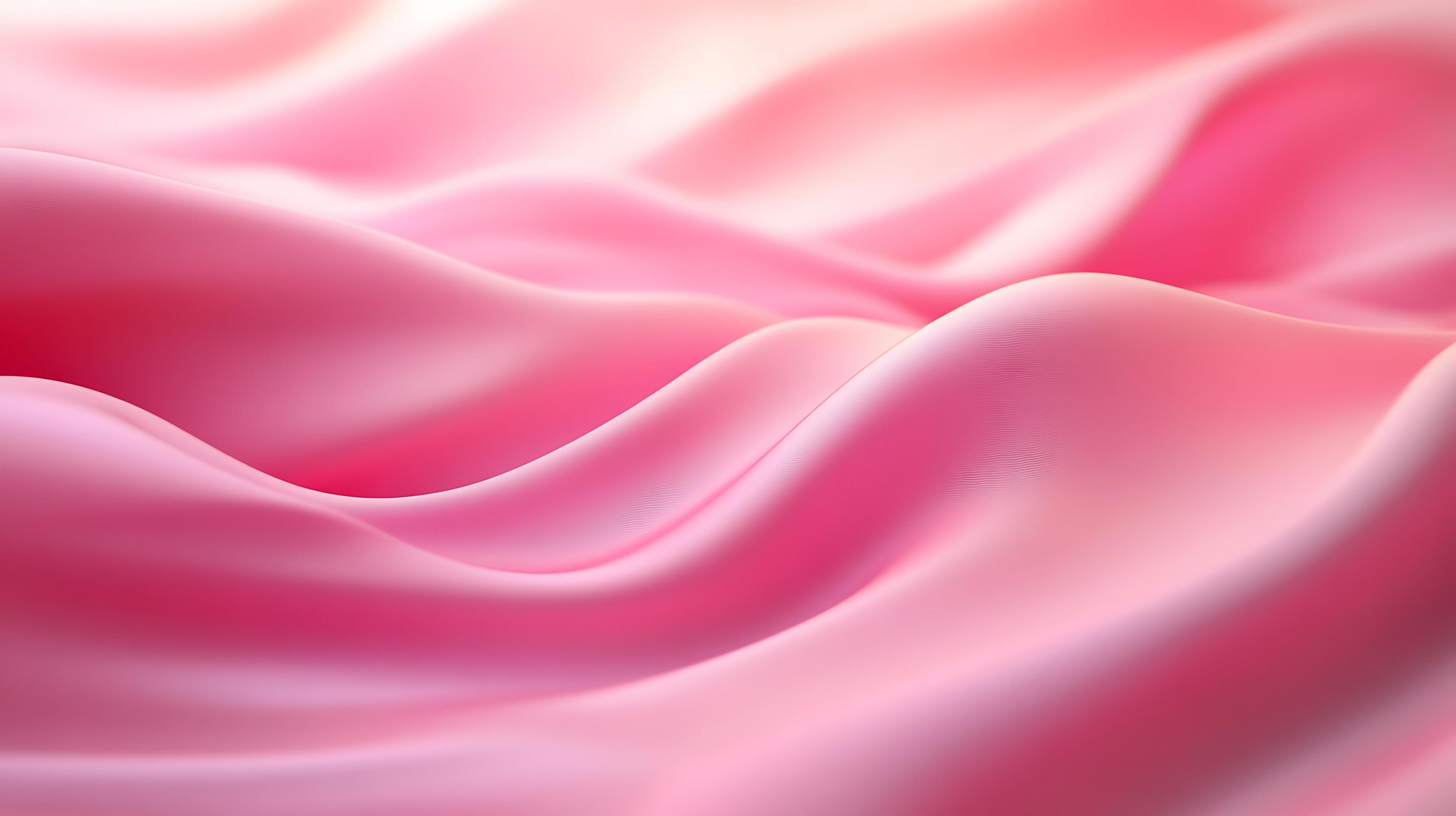 Abstract Pink Waves Create A Soft Elegant Backdrop Gentle Gradients