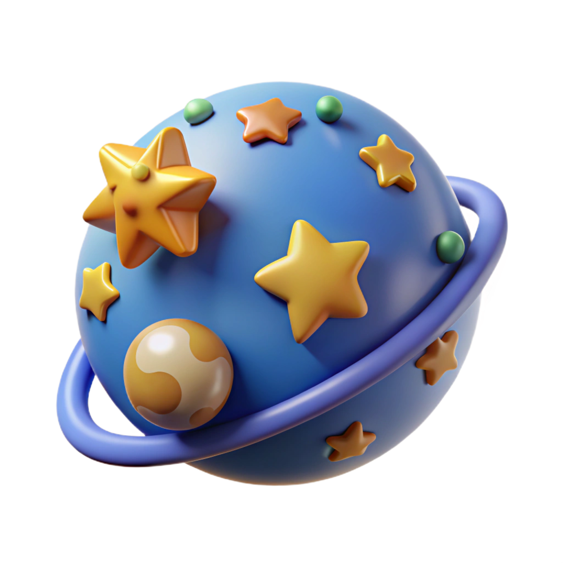 stunning classic Cartoon Planet 3D Render exclusive 57142677 PNG