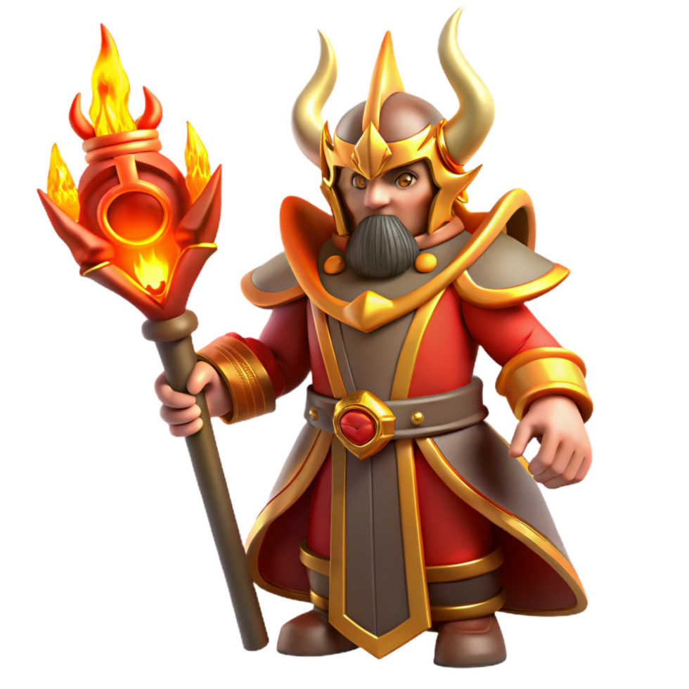 vibrante moderno fantasía mago 3d hacer 4k 57143755 PNG