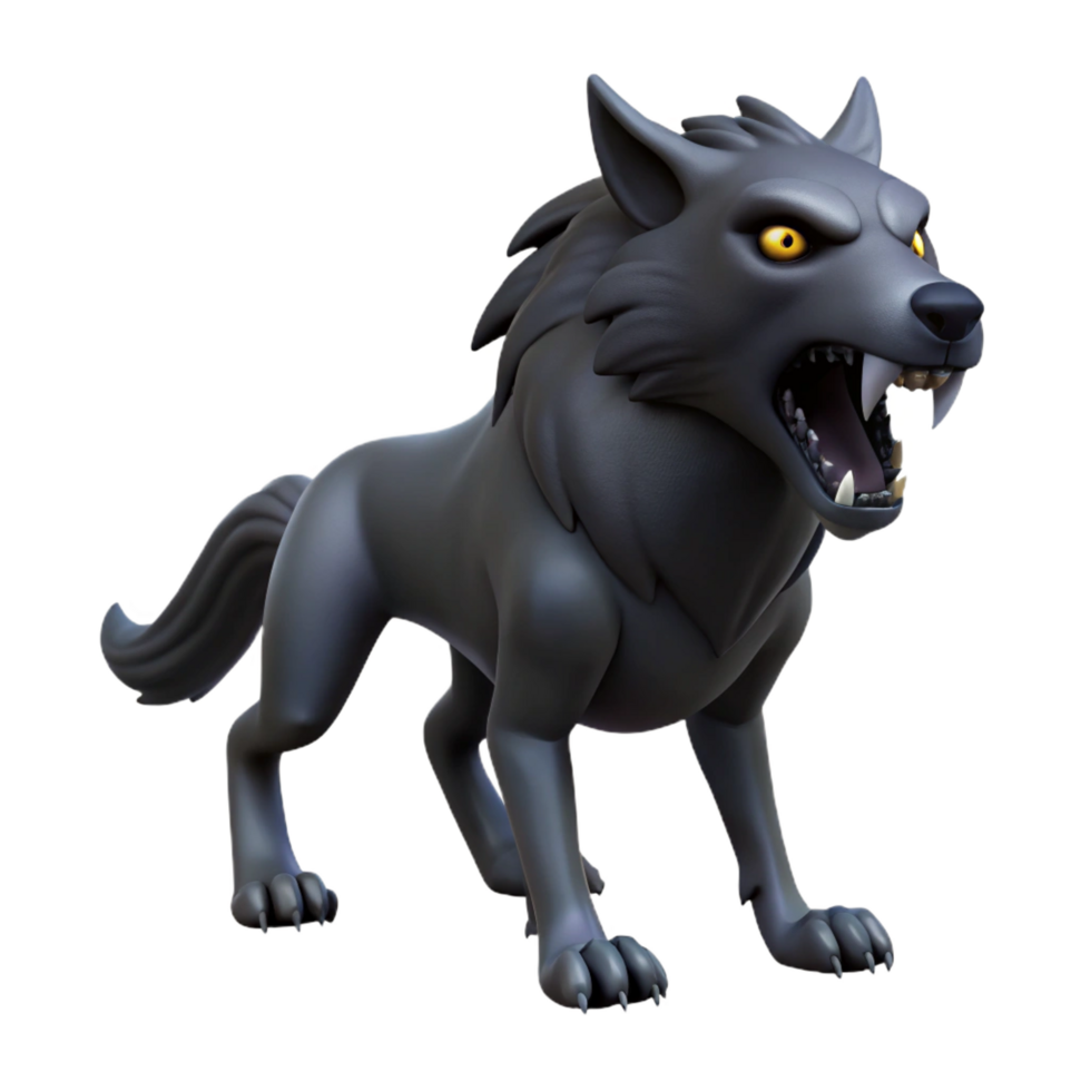 impressive vintage Growling 3D Wolf Model professional 57145183 PNG impressive vintage Growling 3D Wolf Model professional 57145183 PNG