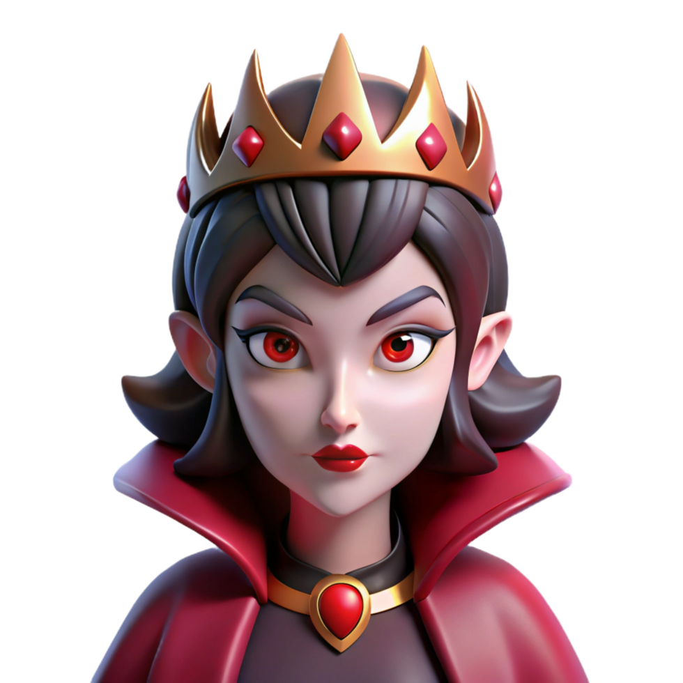impressive artistic 3D Cartoon Queen Illustration professional 57146756 PNG