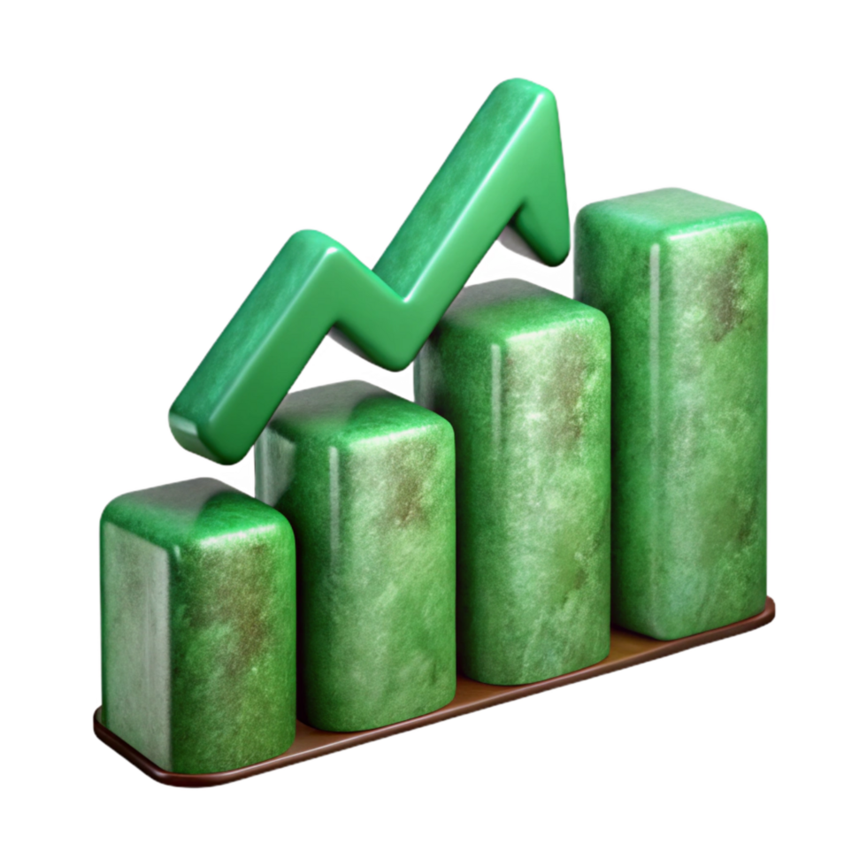 impressive modern Green Graph Trending Upward Transparent Isolated 4K ... impressive modern Green Graph Trending Upward Transparent Isolated 4K ...