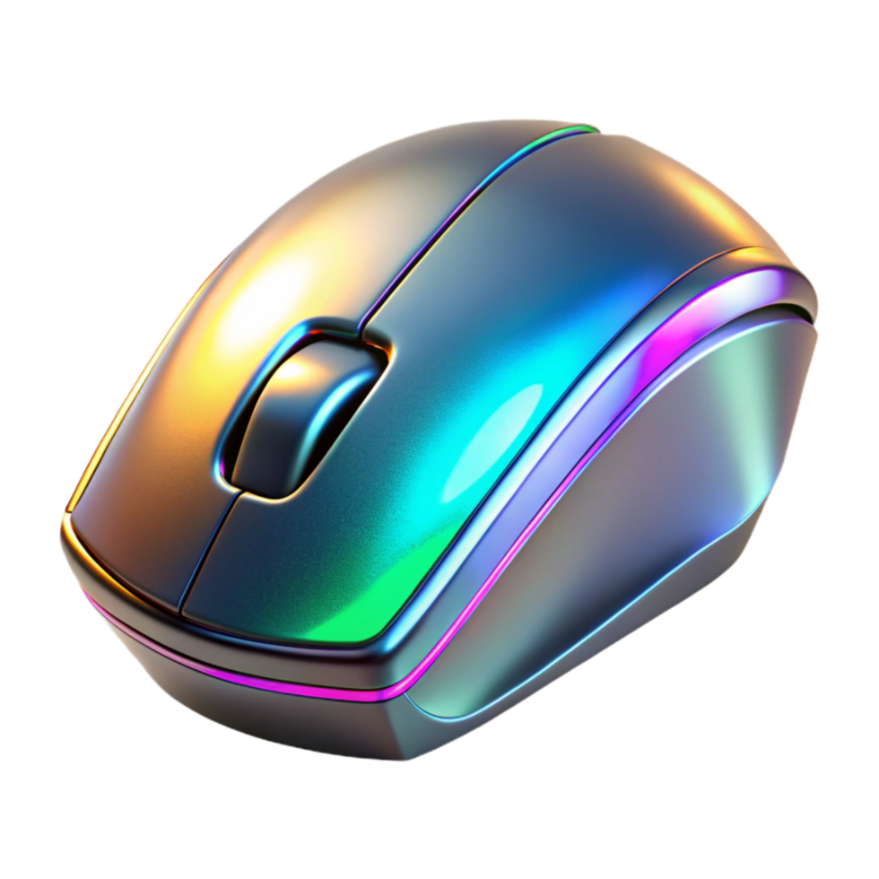 Dramatic Modern A 3d Rendered Cutout Of Futuristic Ergonomic Computer