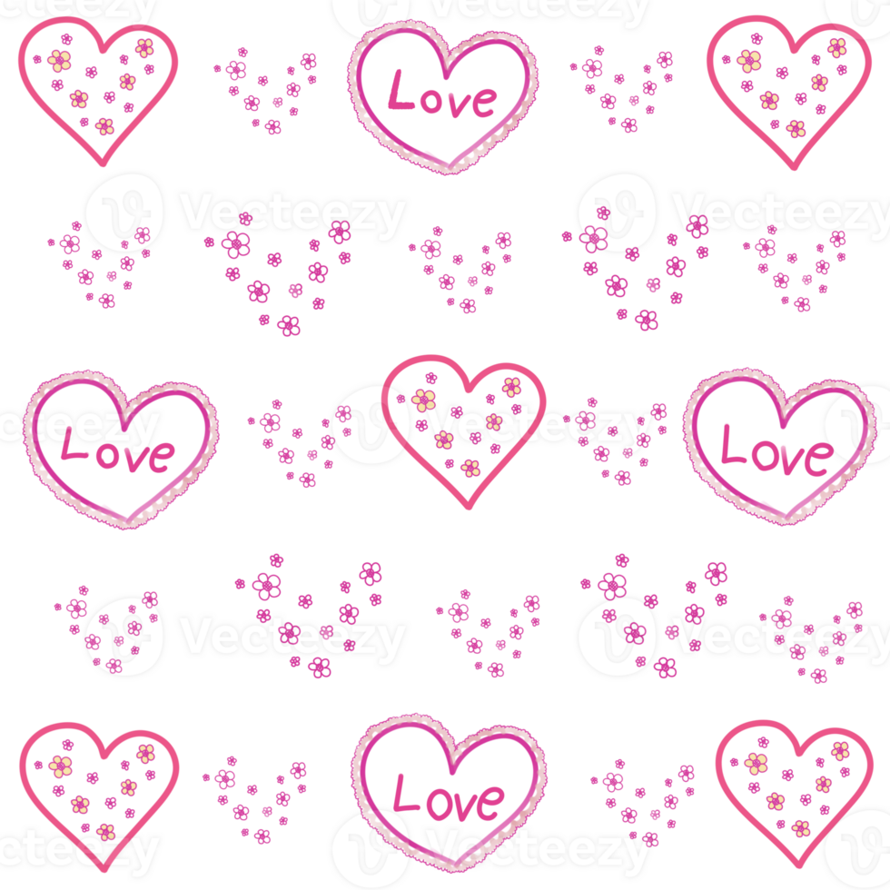 Lovely Pink Hearts With Little Flowers 57165839 PNG lovely-pink-hearts-with-little-flowers-57165839-png