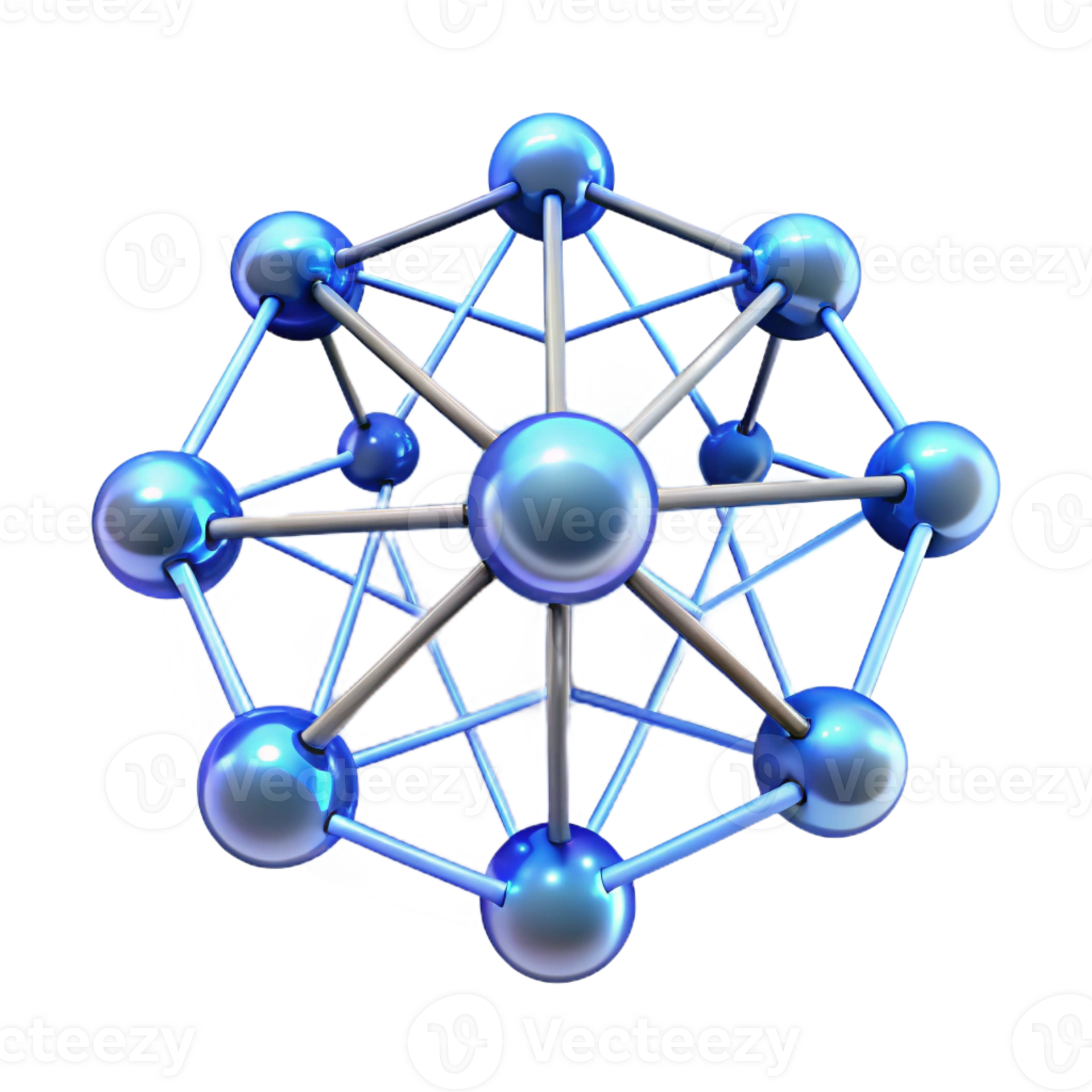 dramatic abstract A complex network of interconnected nodes and wires, pulsing with energy ...