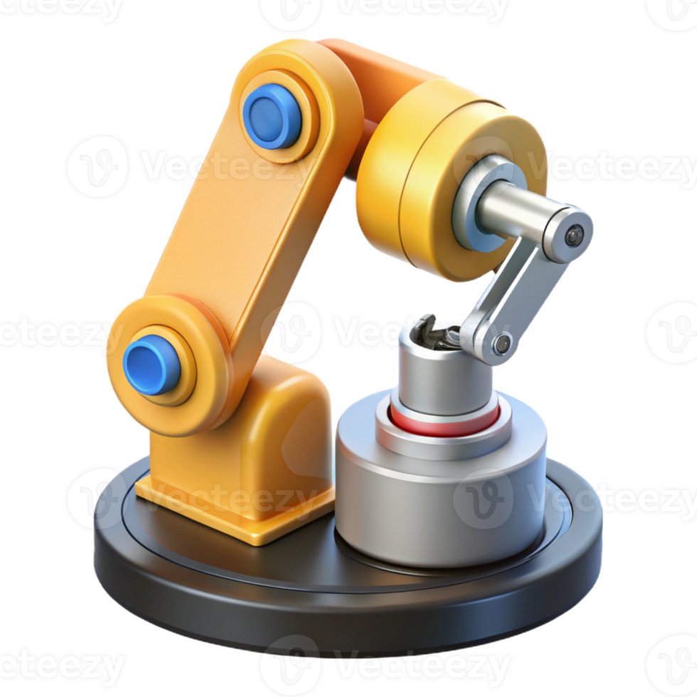 Impressive Artistic A Robotic Arm Assembling A Microchip Precise Movements Factory Setting
