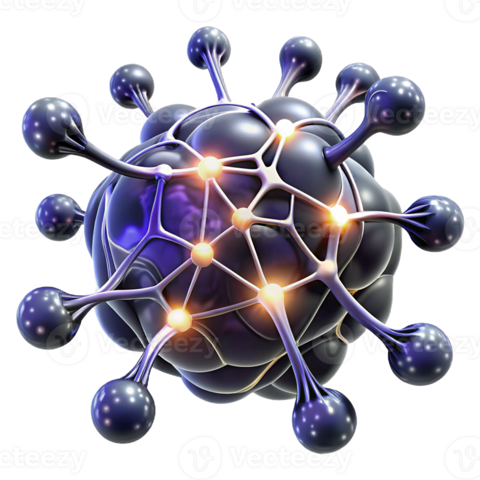 extraordinary minimalist A network of interconnected neurons, firing with electrical impulses ...