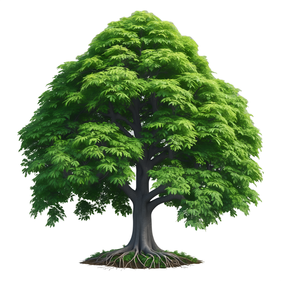 Majestic Green Tree Illustration Perfect for Eco and Nature Designs ...