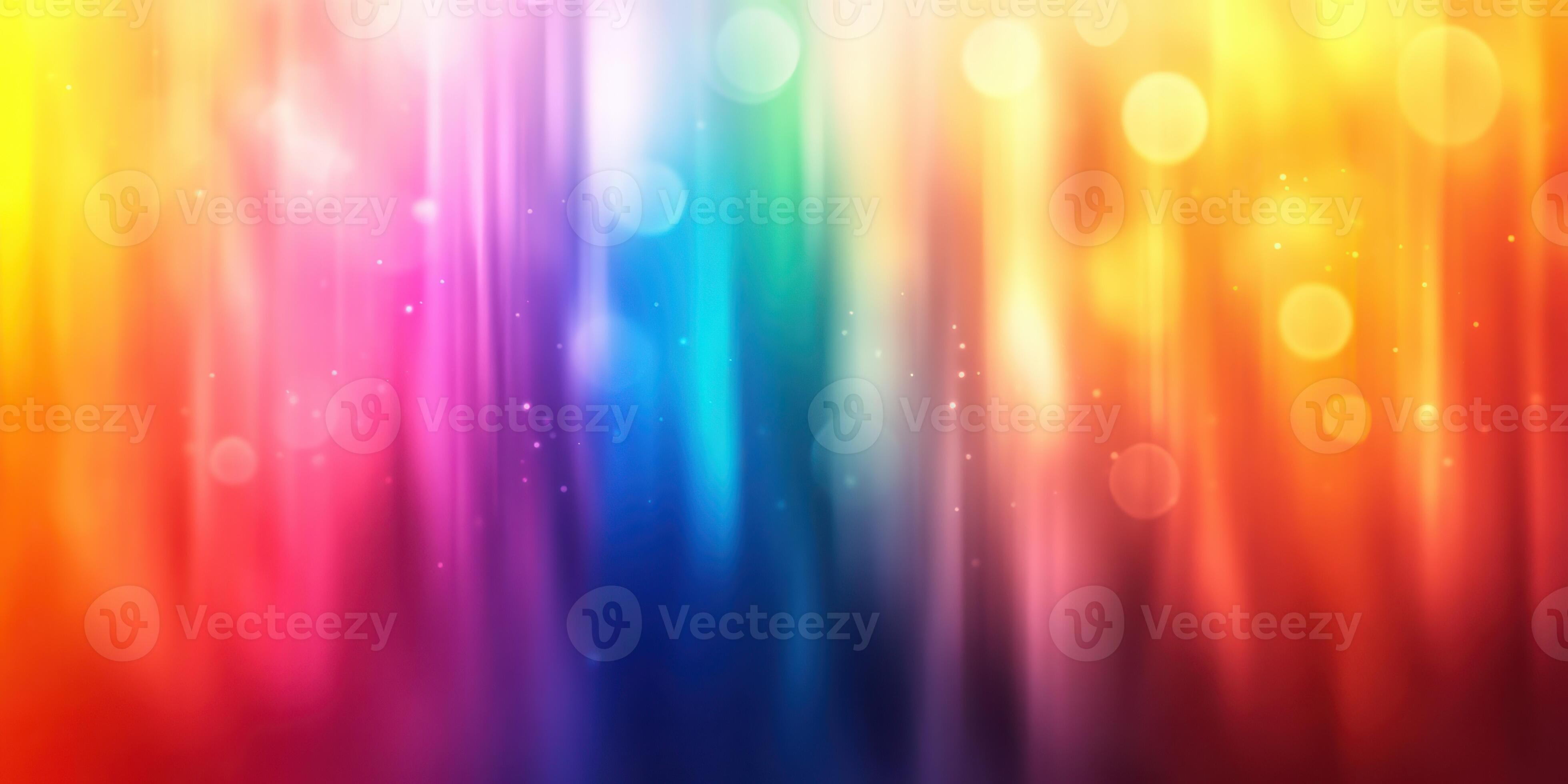 Colorful Gradient Background With Bright Hues And Soft Bokeh Effect Creating A Vibrant