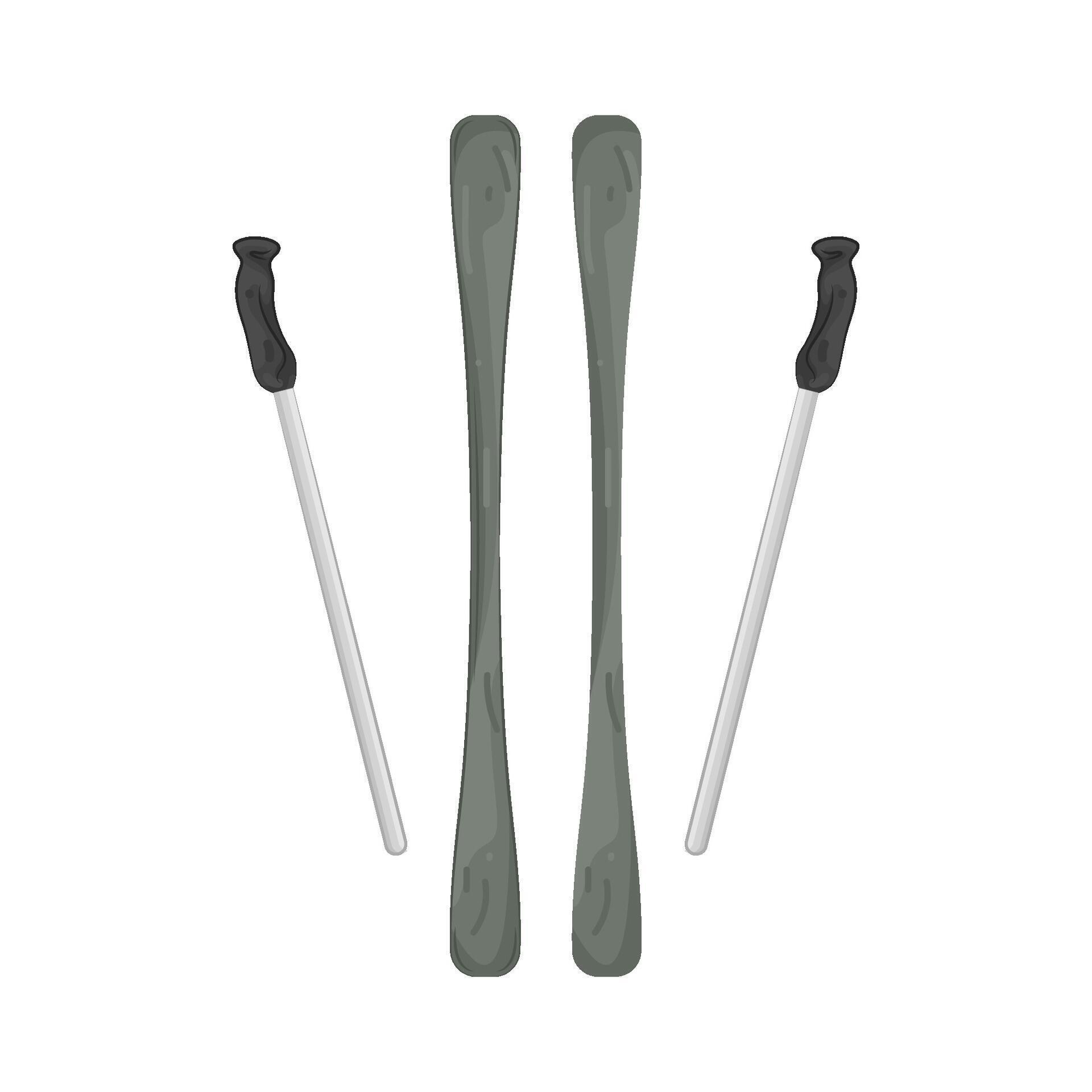 Illustration of Skis 57267373 Vector Art at Vecteezy