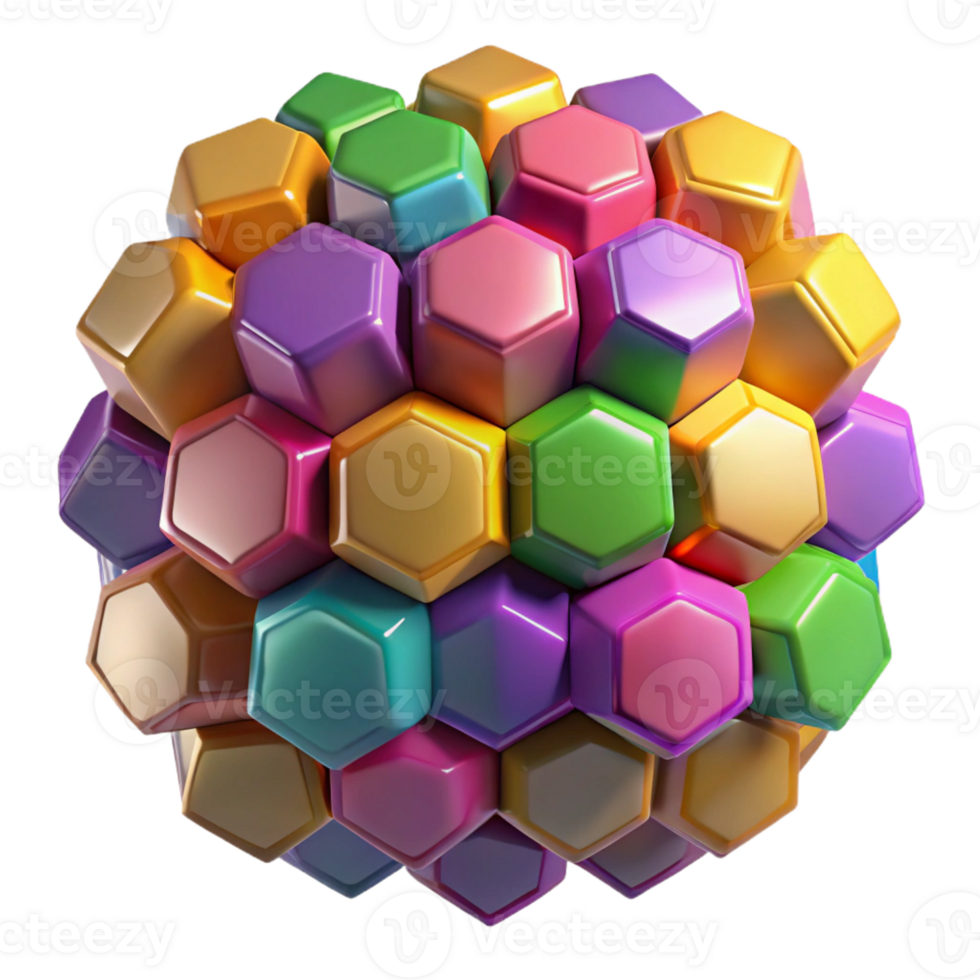 Impressive Modern A Field Of Randomly Generated Colorful Polygons