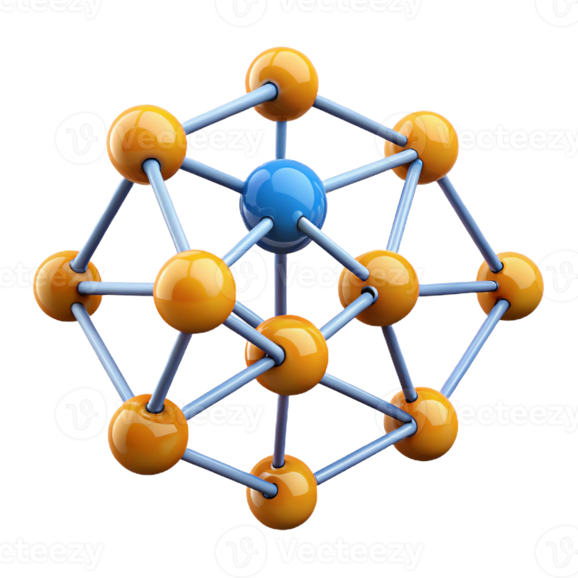 Magnificent Abstract A Network Of Interconnected Nodes Pulsating With