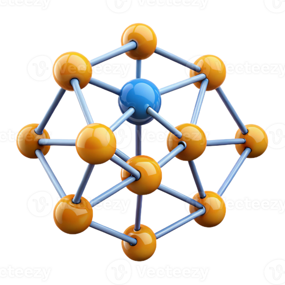 Magnificent Abstract A Network Of Interconnected Nodes Pulsating With