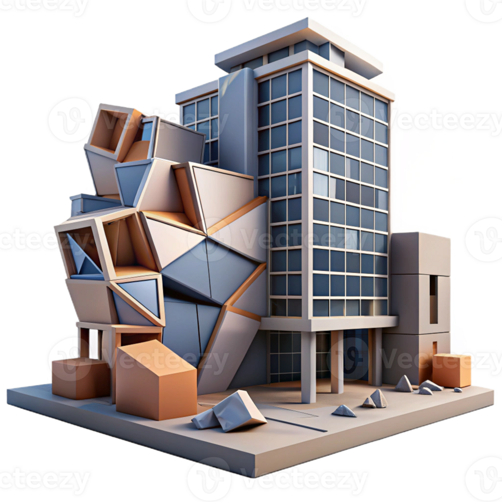 Stunning Classic A Deconstructivist Office Building Fragmented Forms Distorted Angles