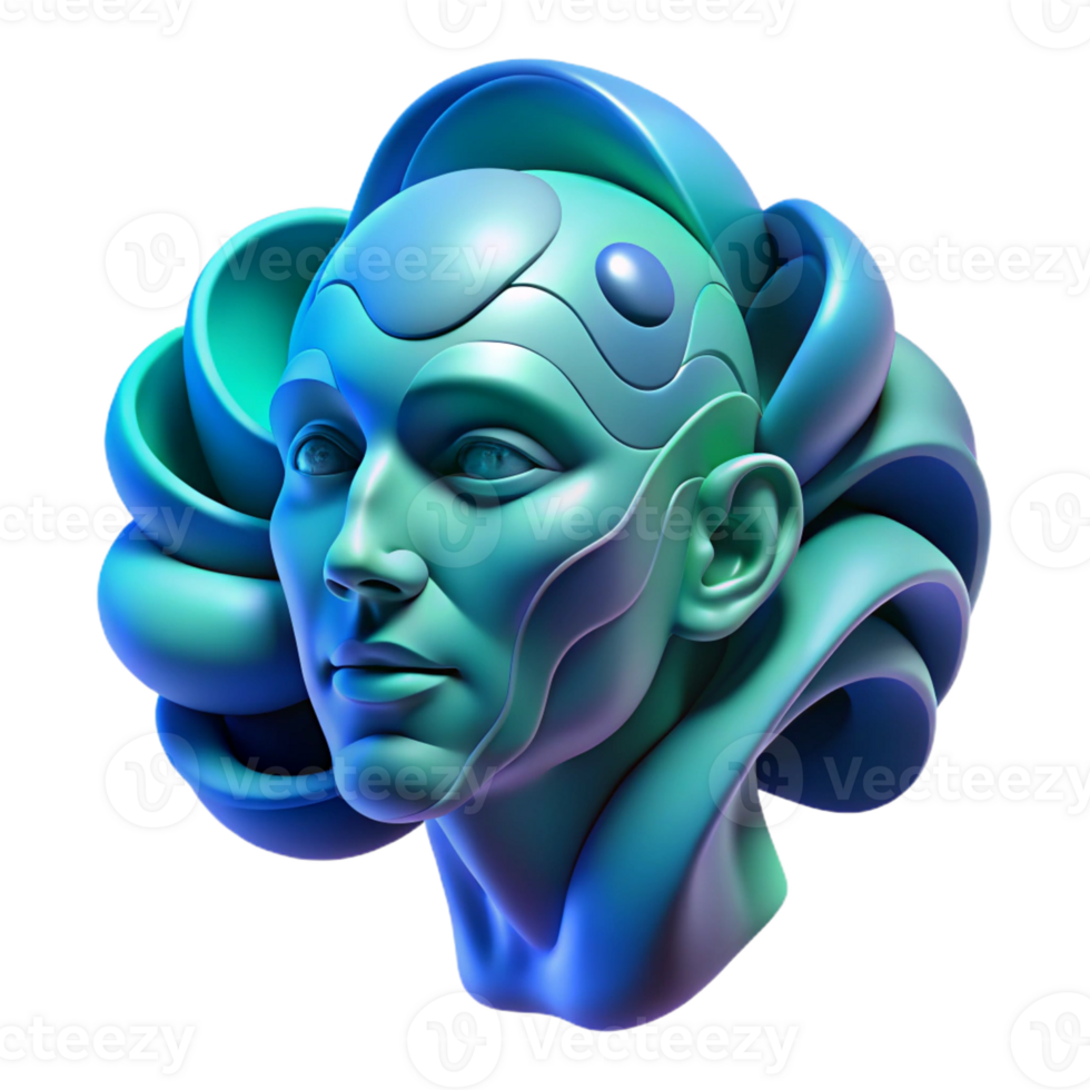 Extraordinary Abstract An Abstract Representation Of A Human Face Composed Of Swirling Lines