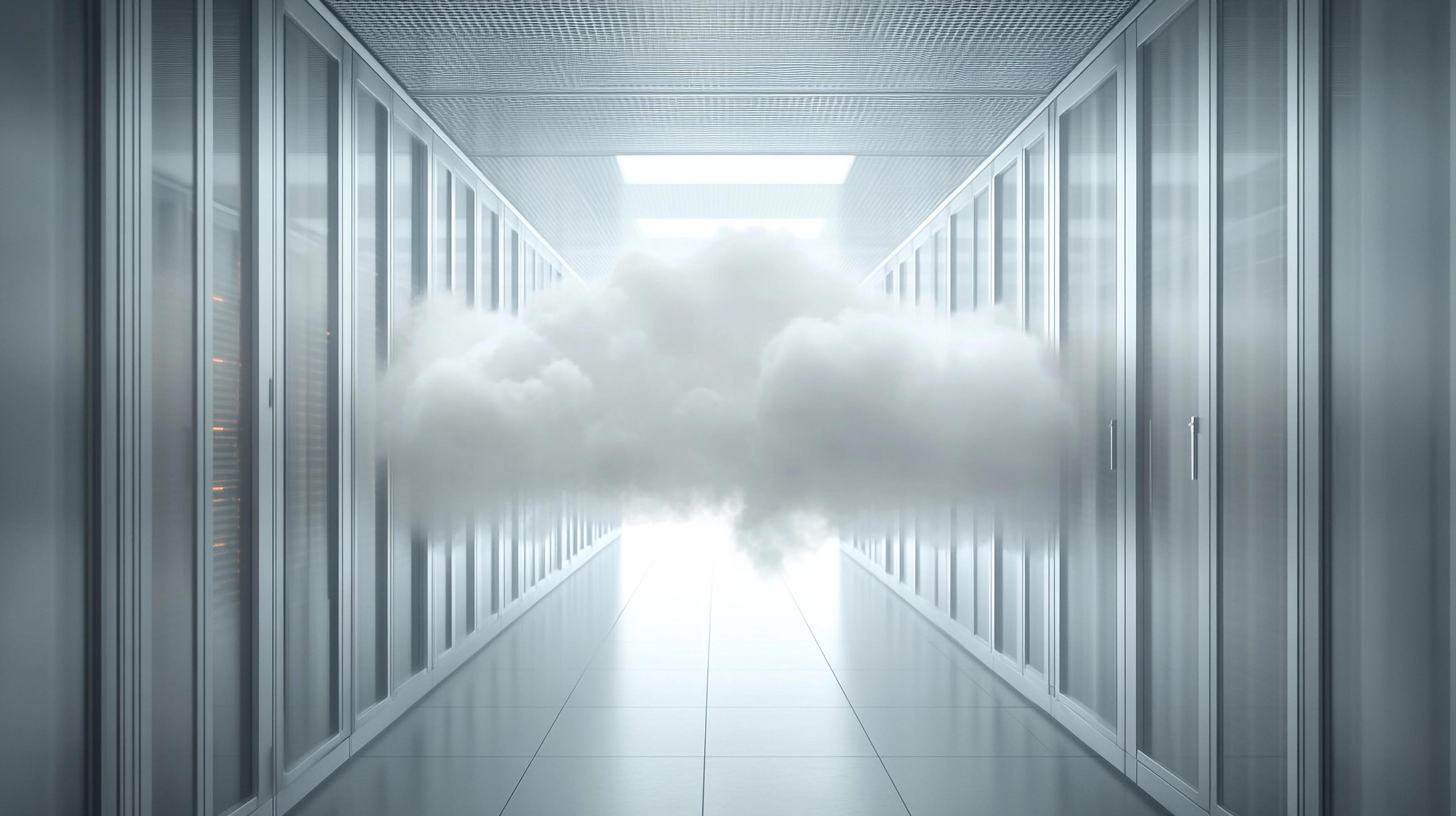 Cloud Computing In A Modern Data Center Servers For Digital Storage Cloud Infrastructure