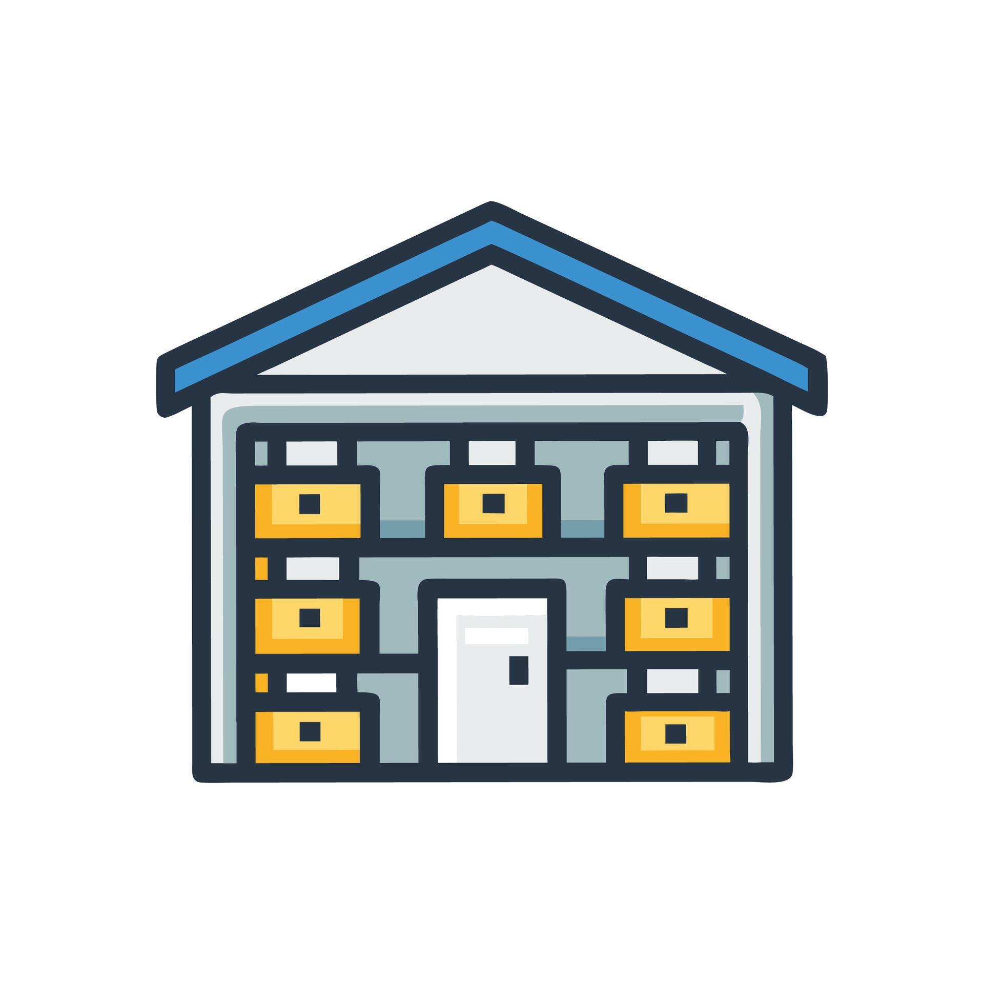 Compact Storage Room Design 57316217 Vector Art at Vecteezy