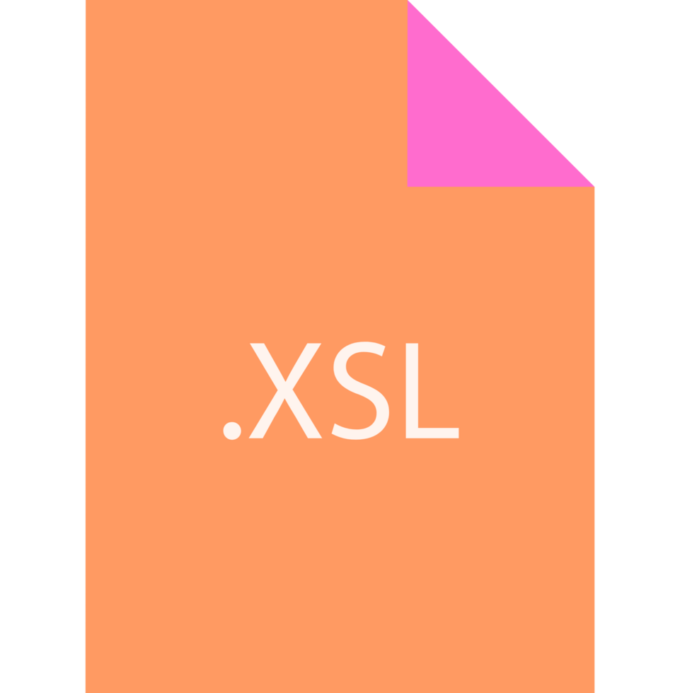 Xsl File Icon Fill Crisp Corners V1 57325193 Png