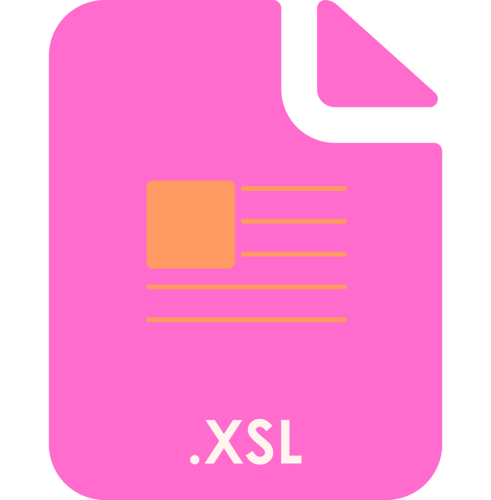 xsl archivo icono con símbolo 57325246 PNG