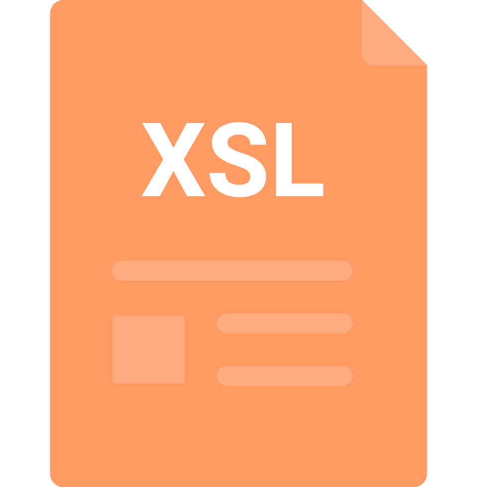 Xsl File Icon With Symbols 57325249 Png