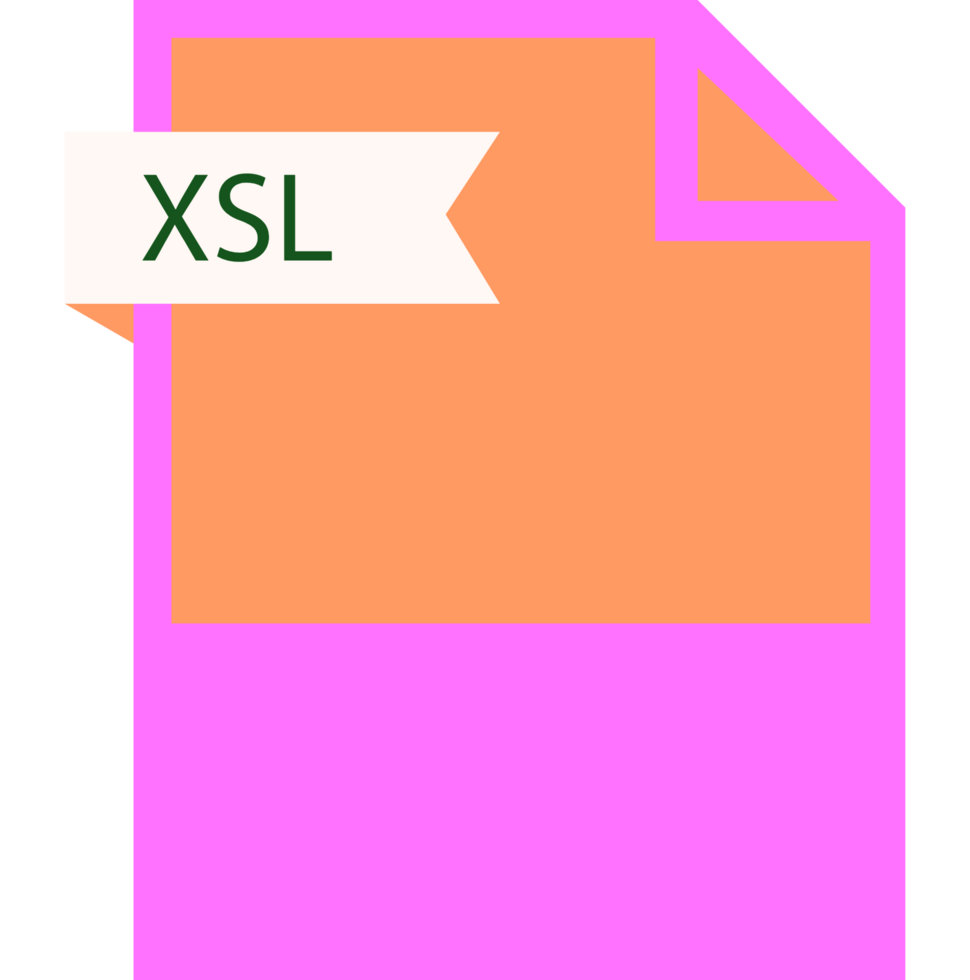 Xsl File Format Icon Roe Color Fill 57325259 Png