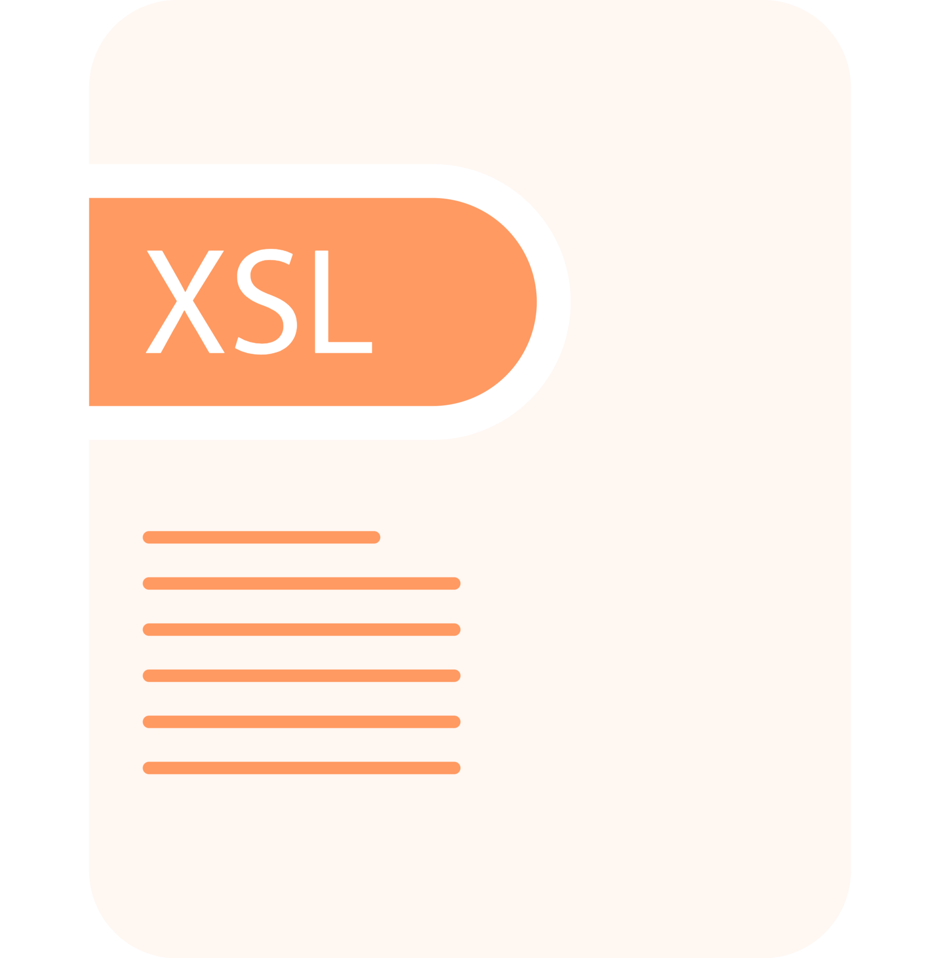 Xsl File Icon Deep And Minimal 57325275 Png