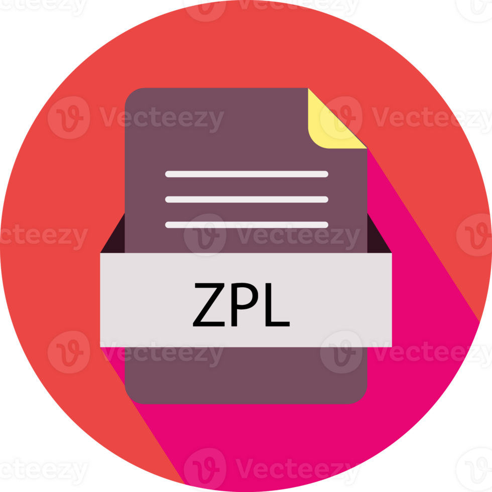 Zpl File Icon With Black Shadow 57325315 PNG
