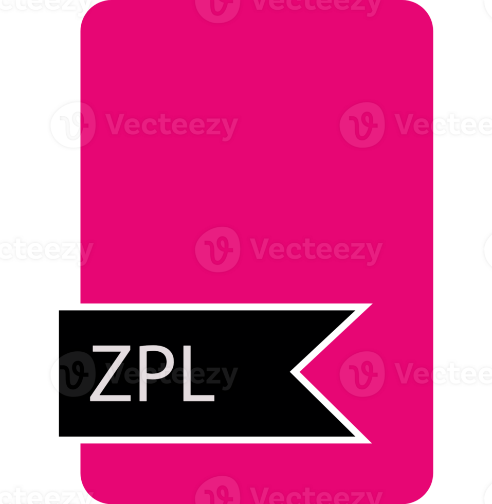 Zpl File Format Icon Label Contour 57325331 PNG
