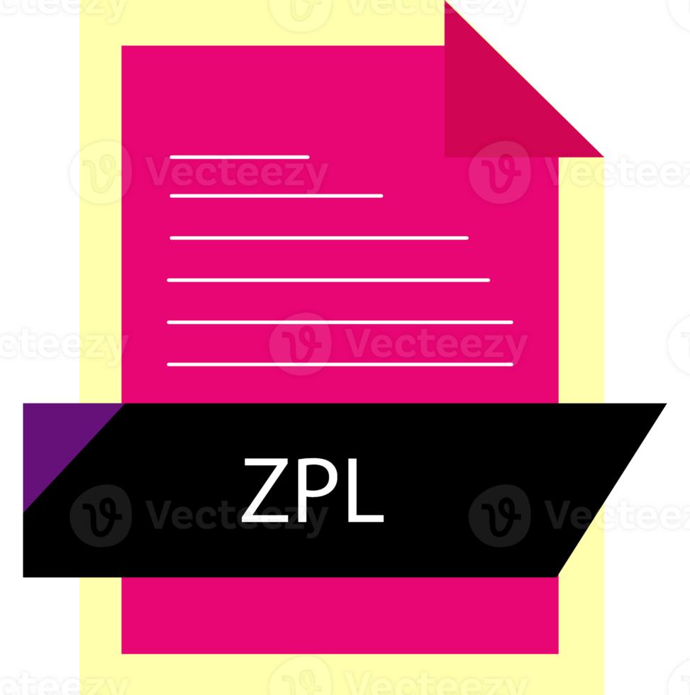 Zpl File Format Icon Modern Design 57325333 PNG