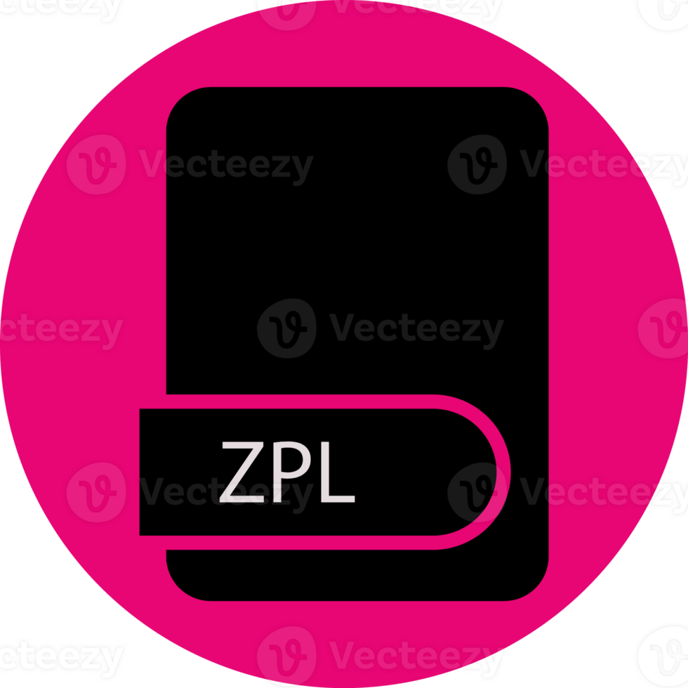 Zpl File Format Icon Circular 57325381 PNG