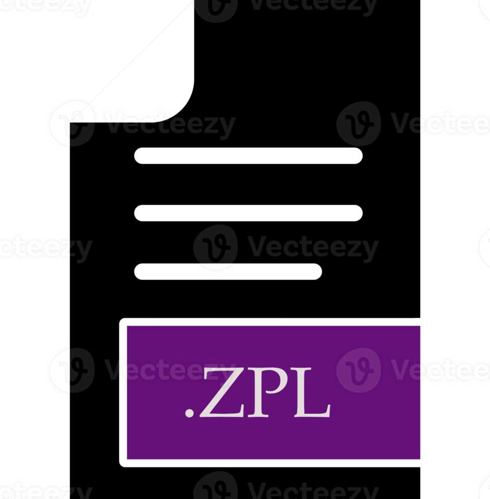 zpl archivo formato icono llenar dentro 57325383 PNG