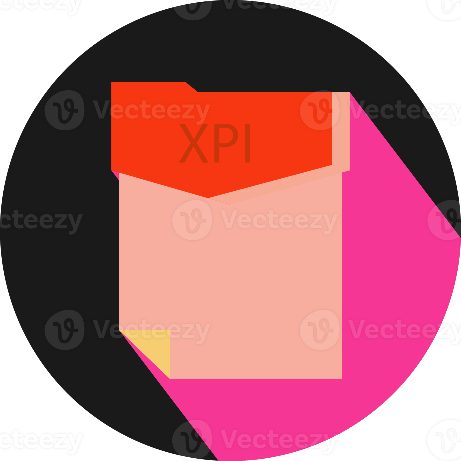 Xpi File Format Minimal Icon With Circle 57325423 Png