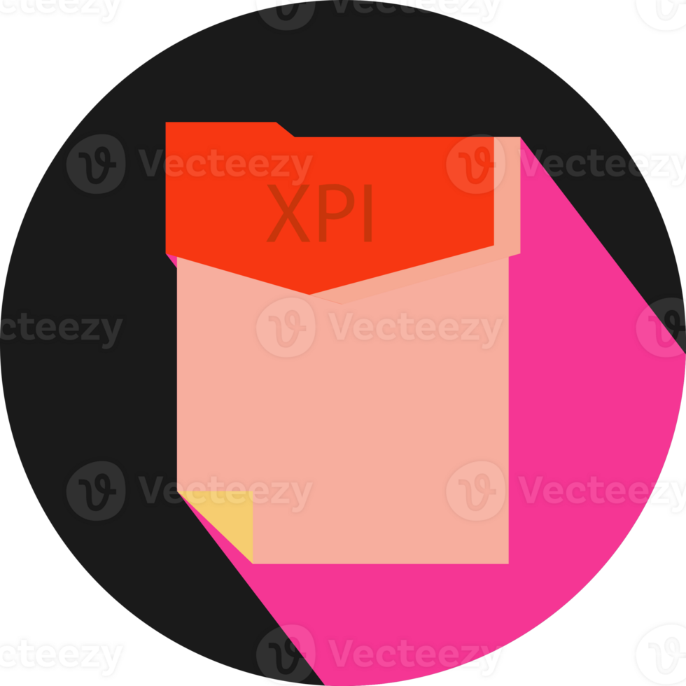 Xpi File Format Minimal Icon With Circle 57325423 Png