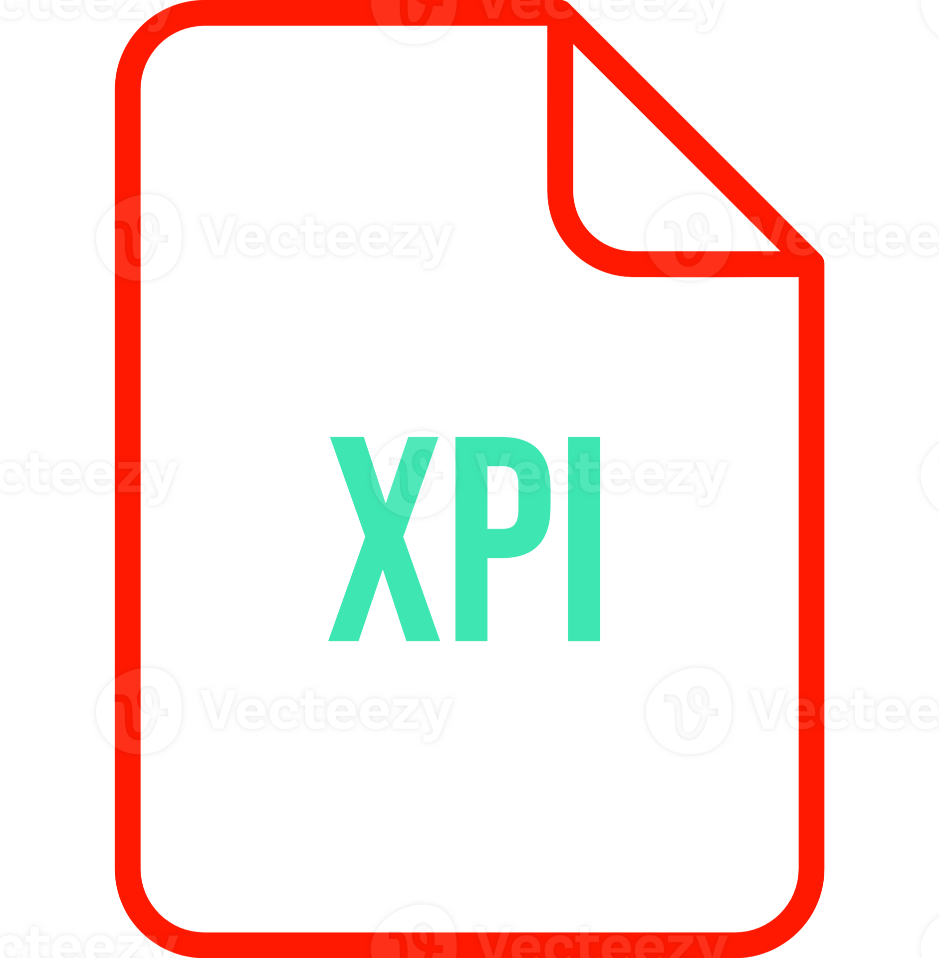 Xpi File Icon Fill Rounded Corners Bold Outline 57325438 Png