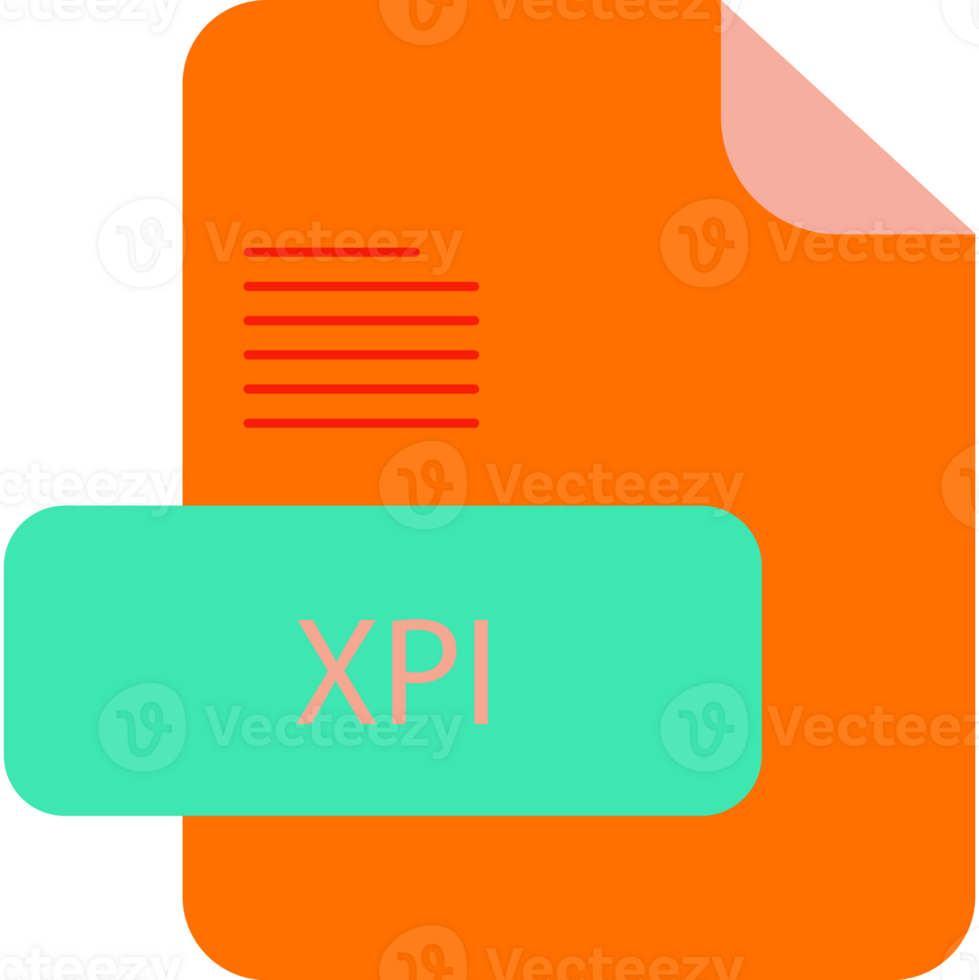 Xpi File Extension Rounded Lines And Shape 57325452 Png