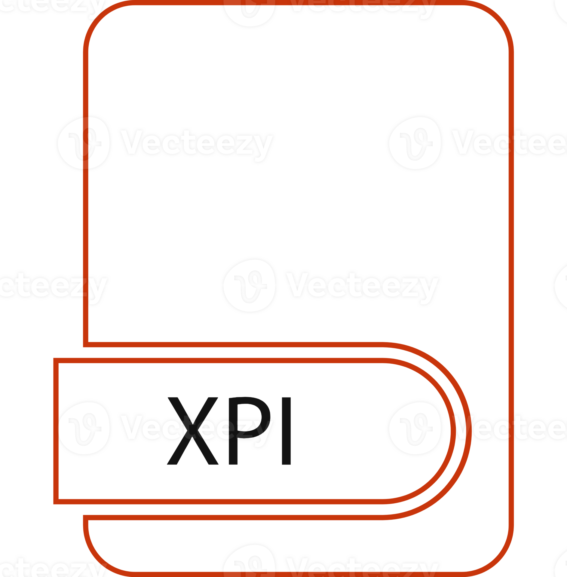Xpi File Format Icon Black Outline And Light Color 57325455 Png