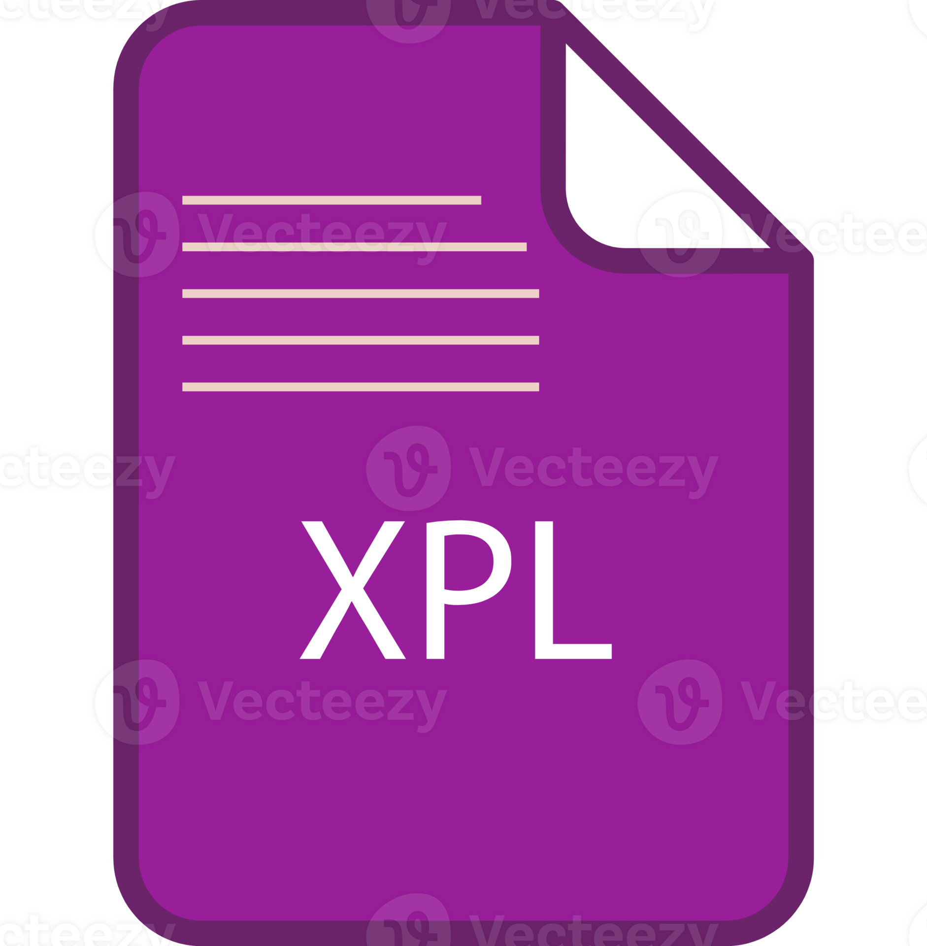 Modern Xpl File Icon Fill And Outline Rounded Corners 57325525 Png