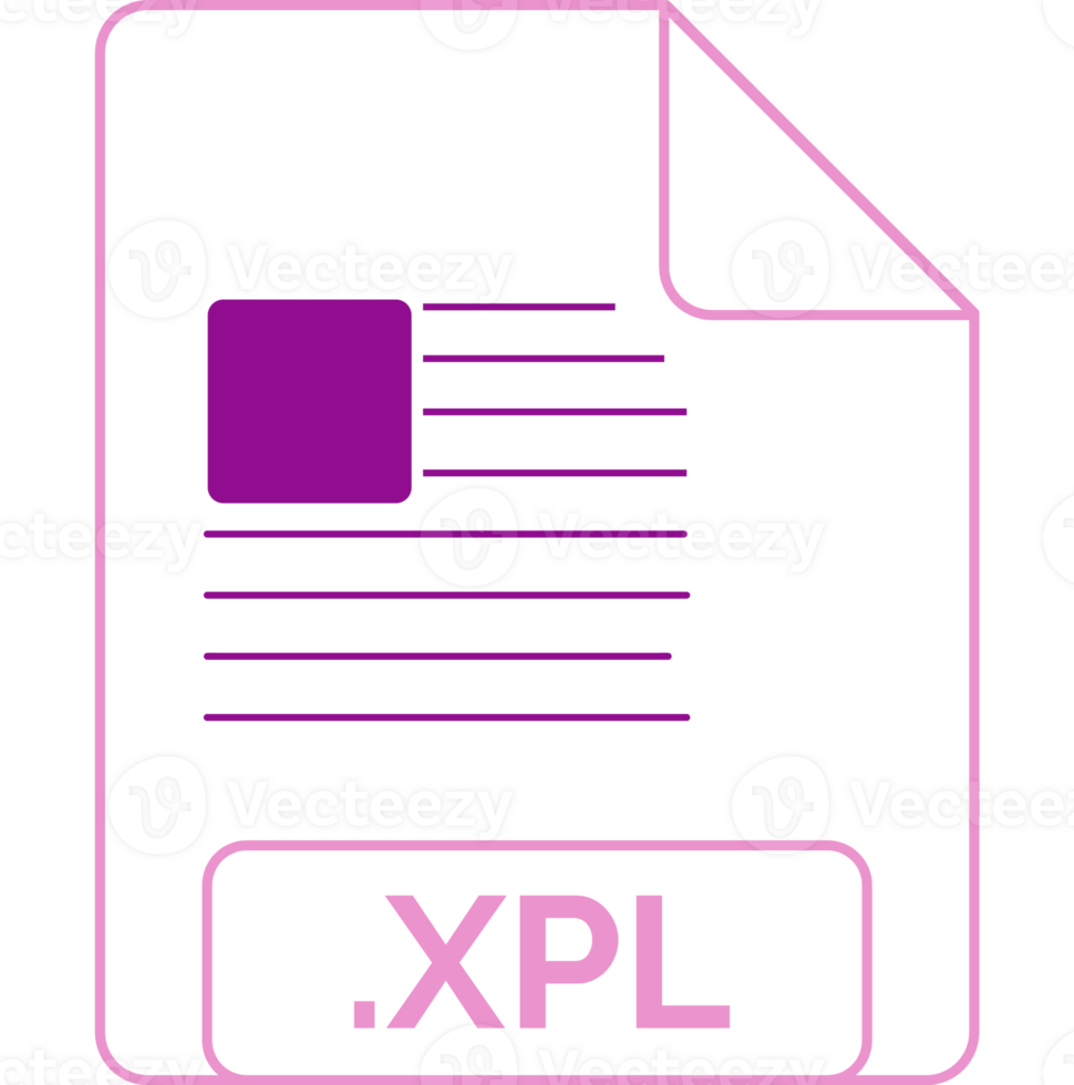 Creative Xpl File Icon Little Lines Outline Graphic 57325532 Png