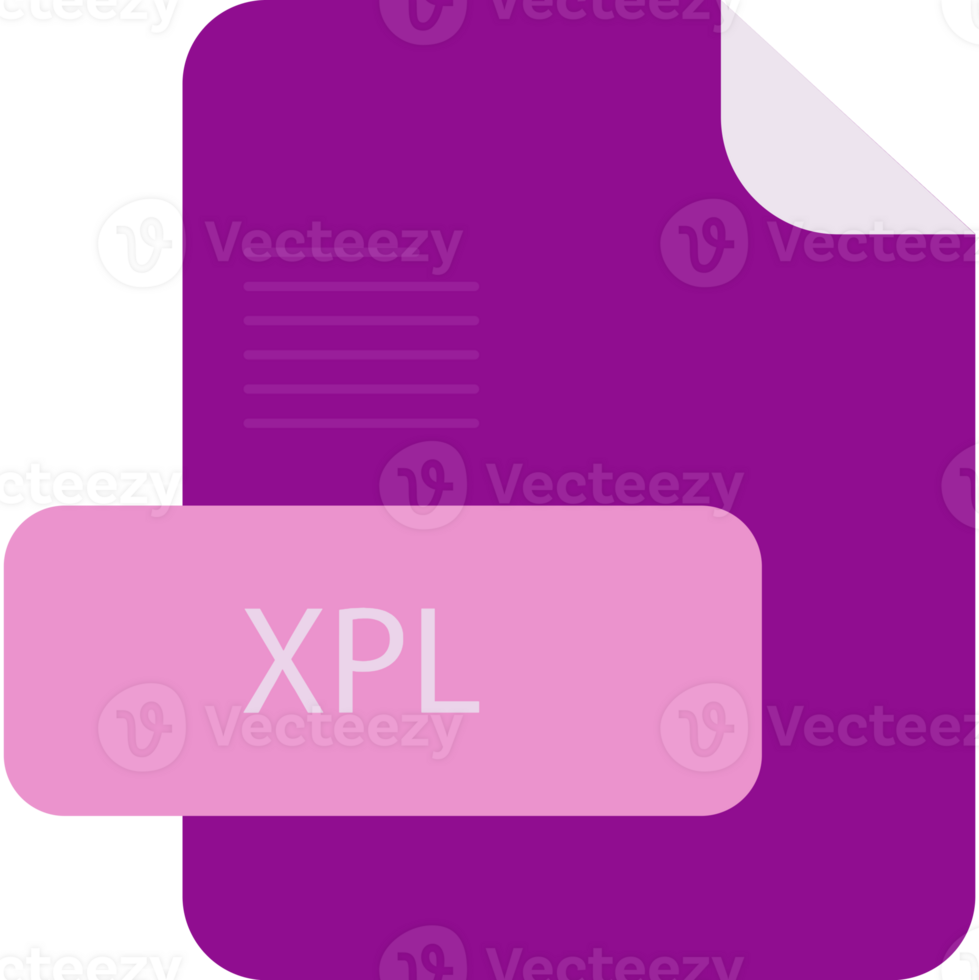 Xpl File Extension Rounded Lines And Shape Illustration 57325545 Png