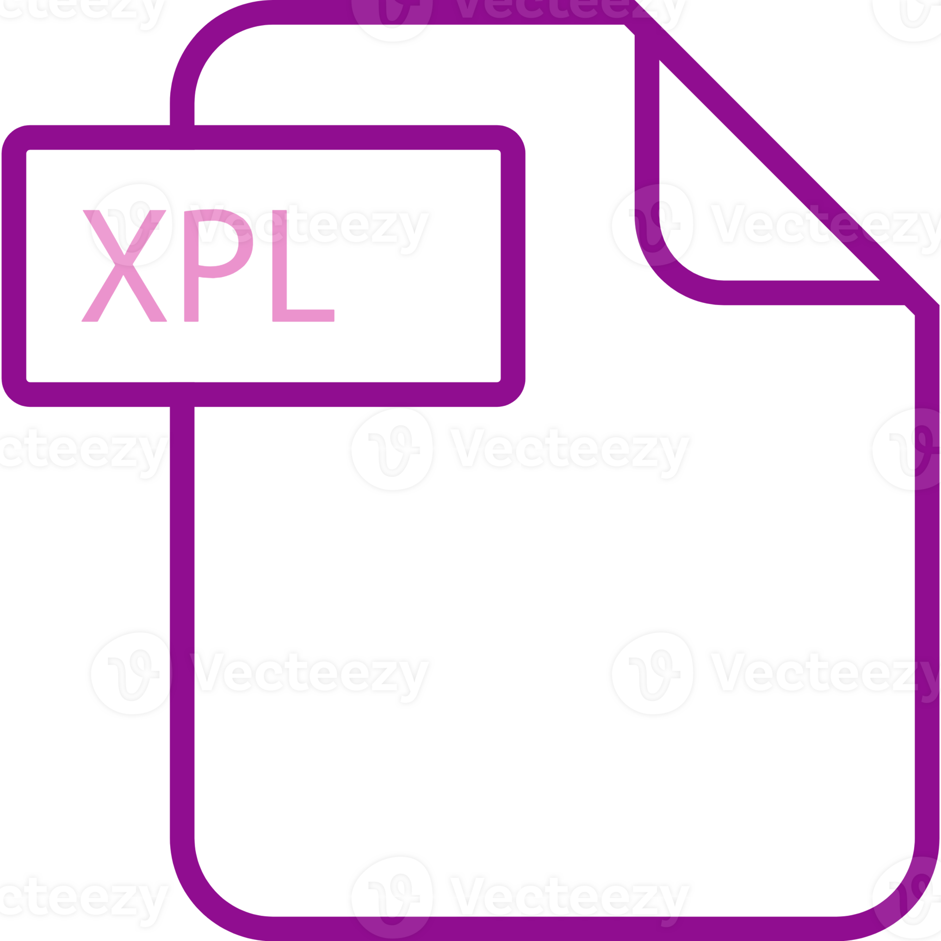 Modern Xpl File Format Icon Rounded Shapes Outline 57325566 Png