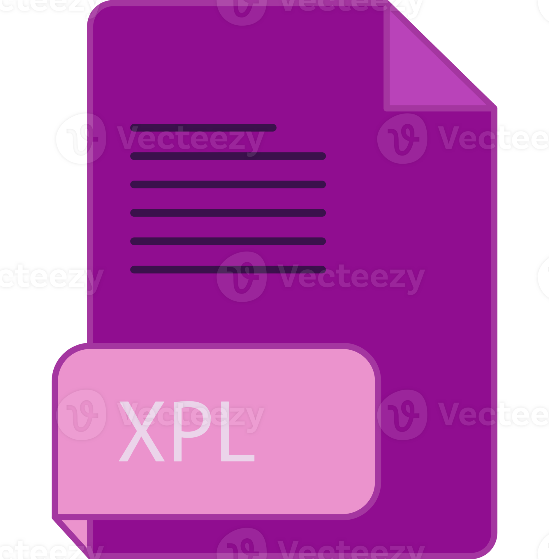 Xpl File Extension Icon Rounded Lines And Crisp Corners Illustration 57325587 Png
