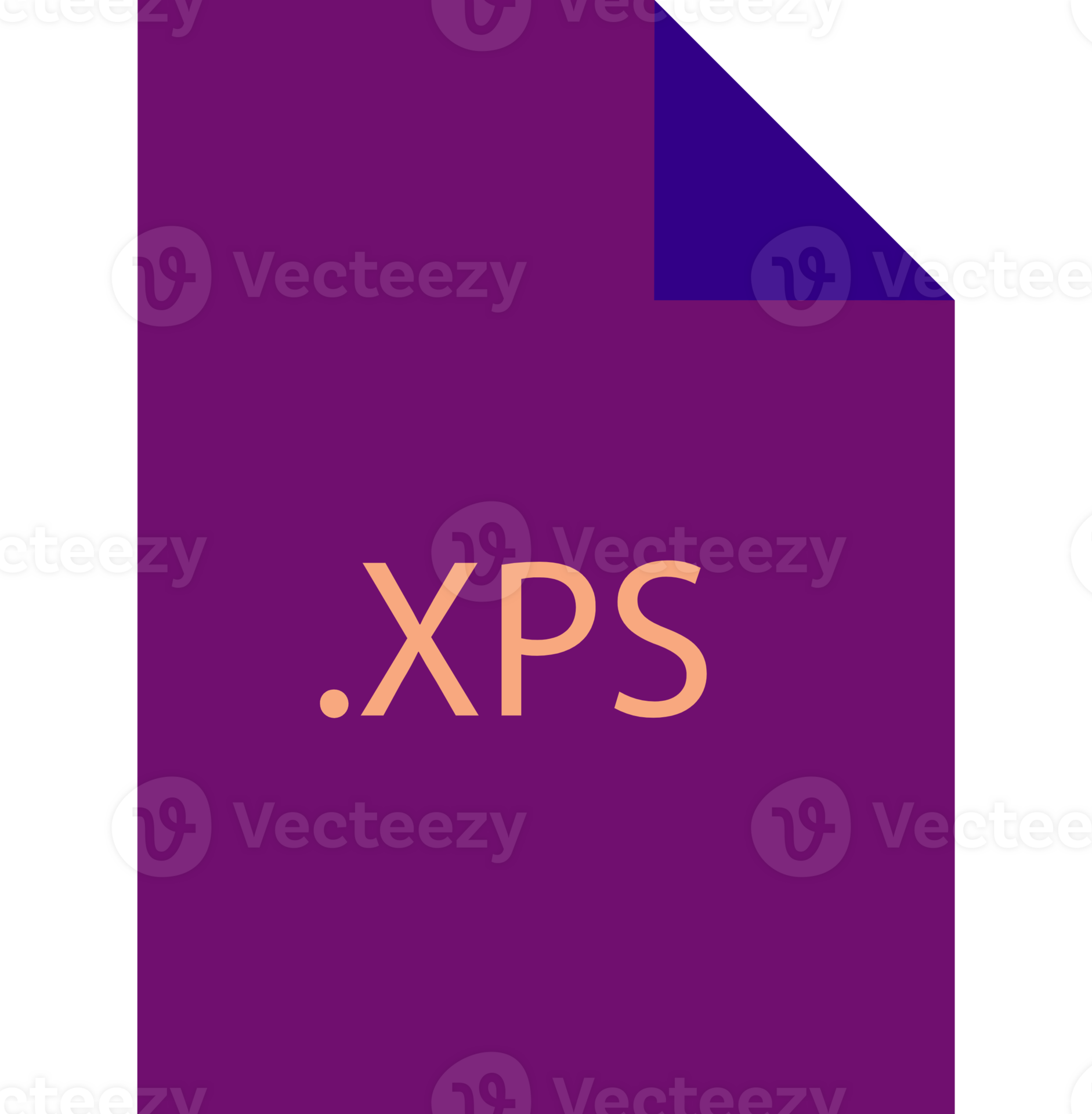 Xps File Icon Fill Crisp Corners V1 Design Element 57325634 Png