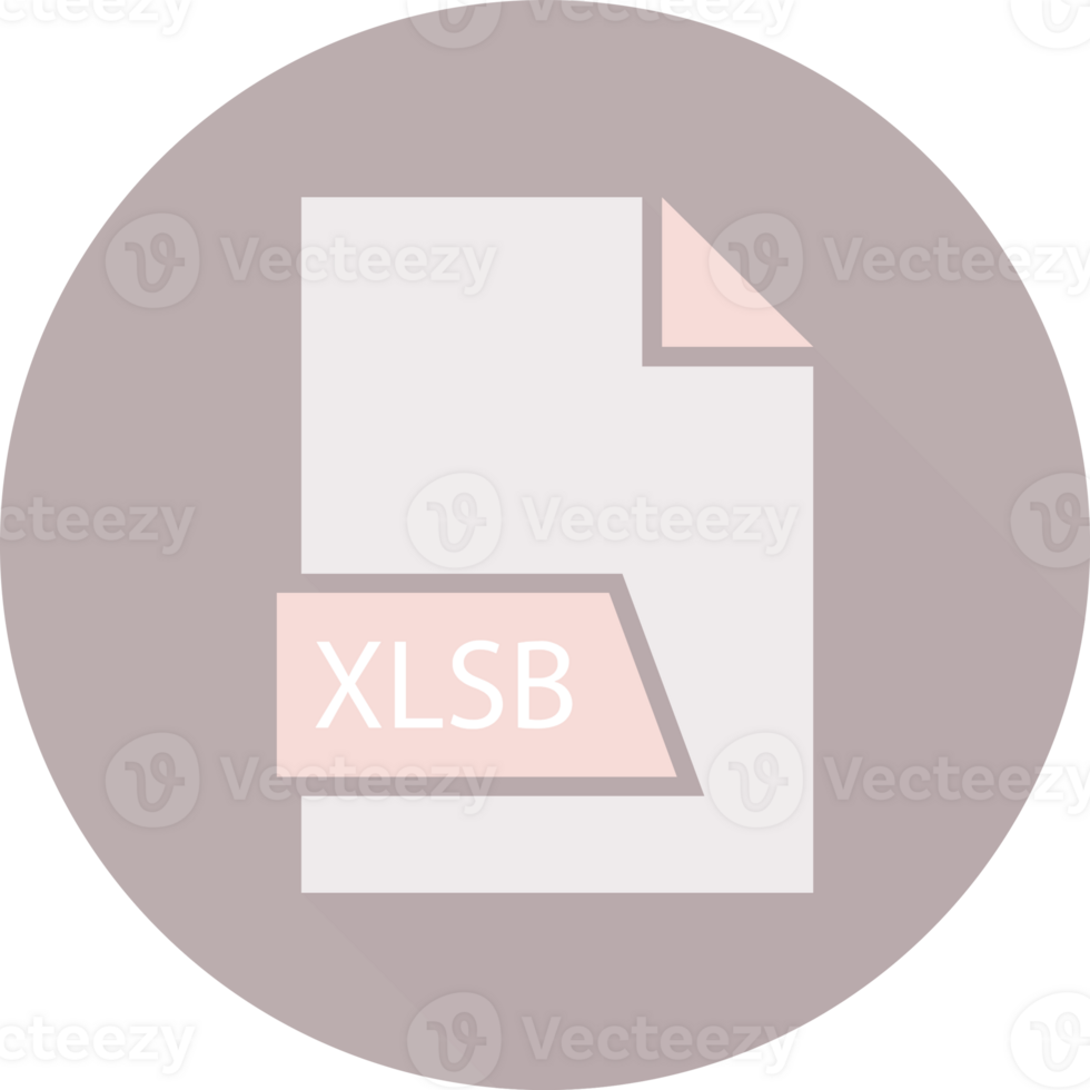 Xlsb File Format Icon Space In Shapes And Circular Shape Outside Illustration 57325725 PNG