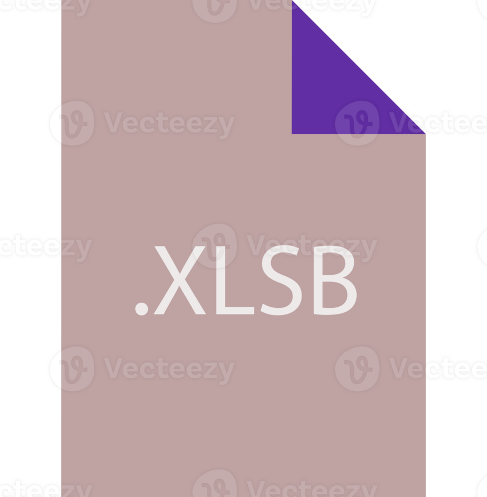 Modern Xlsb File Icon Fill Crisp Corners V1 57325739 Png
