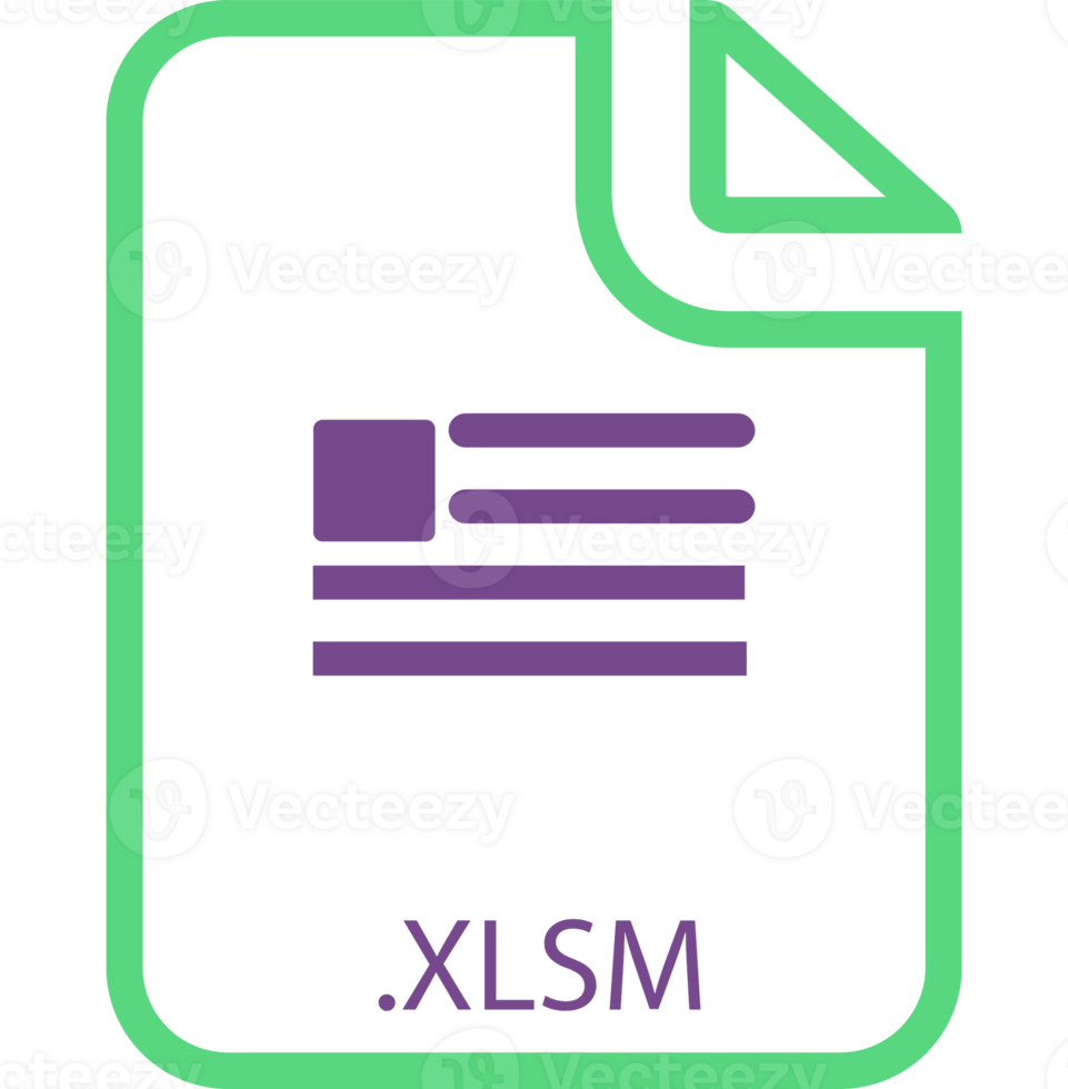 moderno xlsm archivo icono con símbolo 57325795 PNG