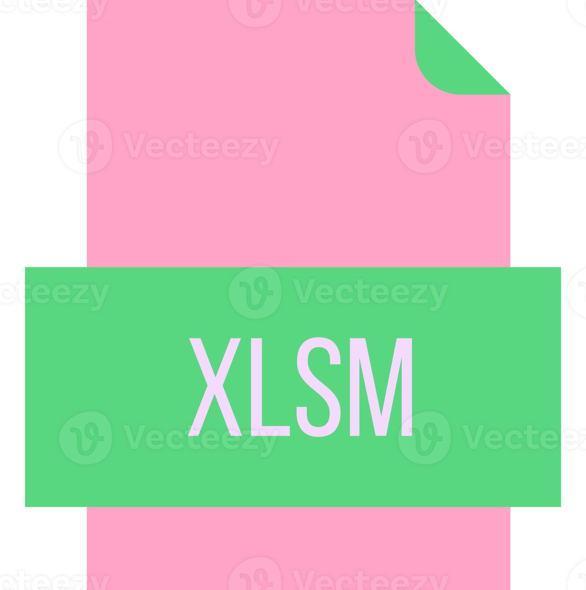 Xlsm File Icon Fill Crisp Corners Illustration 57325827 PNG